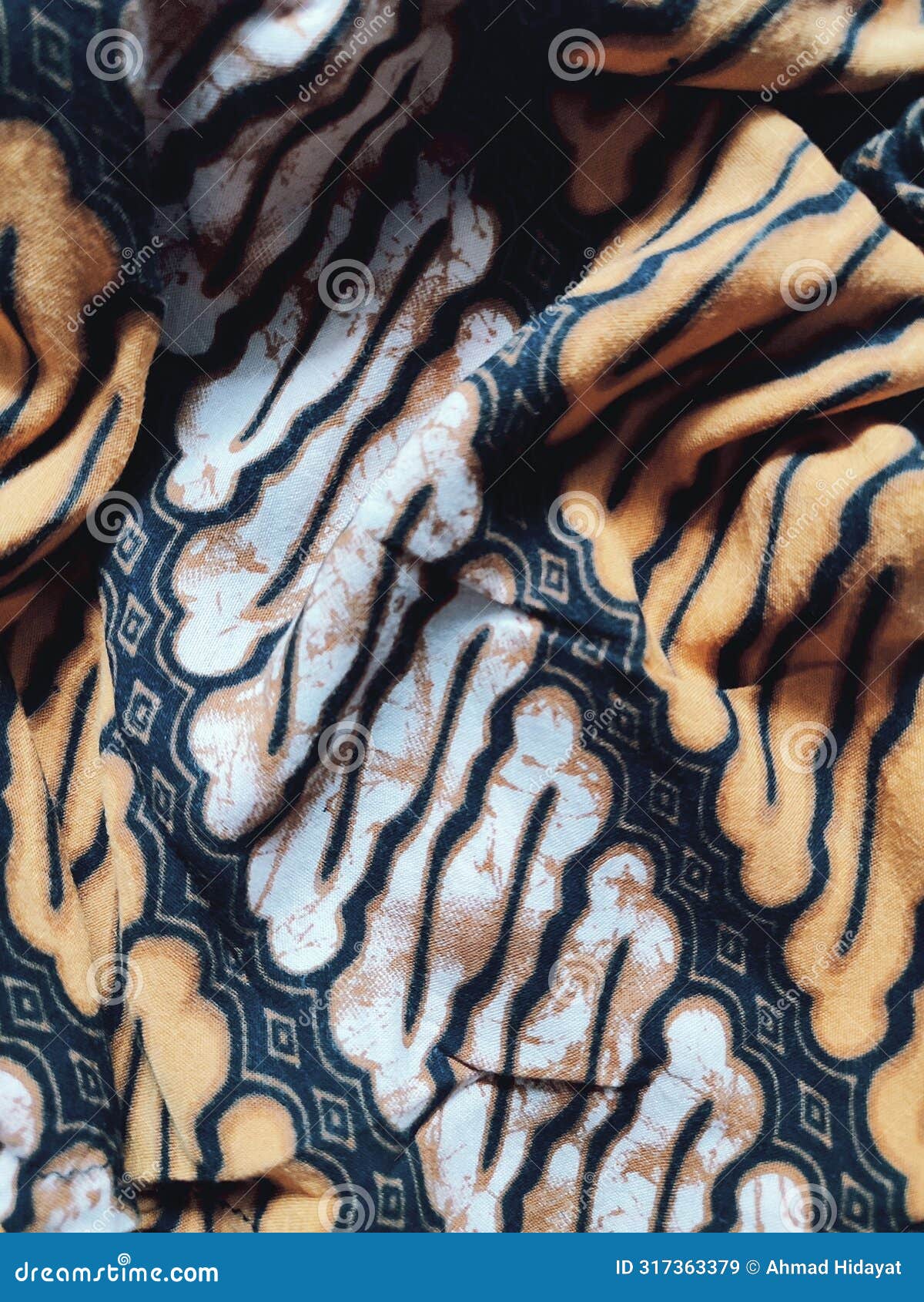 Clasic Indonesian Premium Batik Sogan Pattern Stock Image - Image of ...