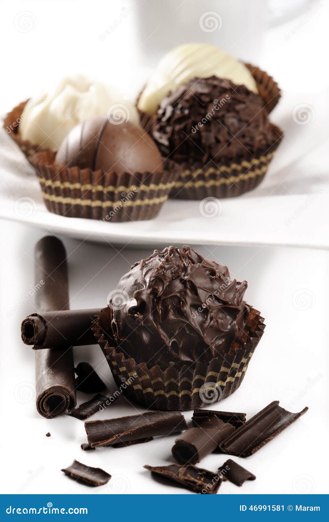 Clasificado De Chocolates Finos Imagen de archivo - Imagen de dulce ...