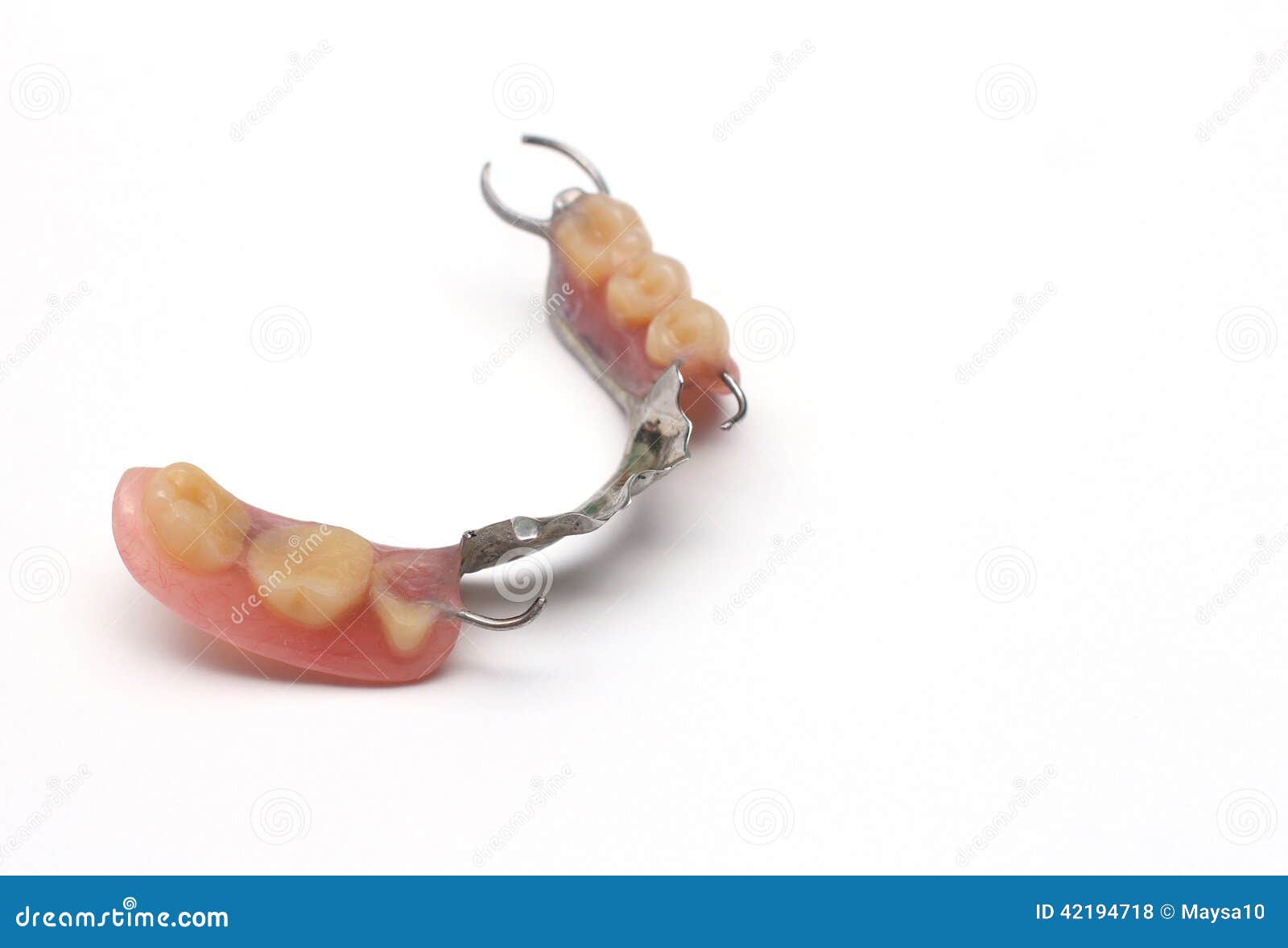 Clasp stock photo. Image of dental, spring, lower, partial - 42194718