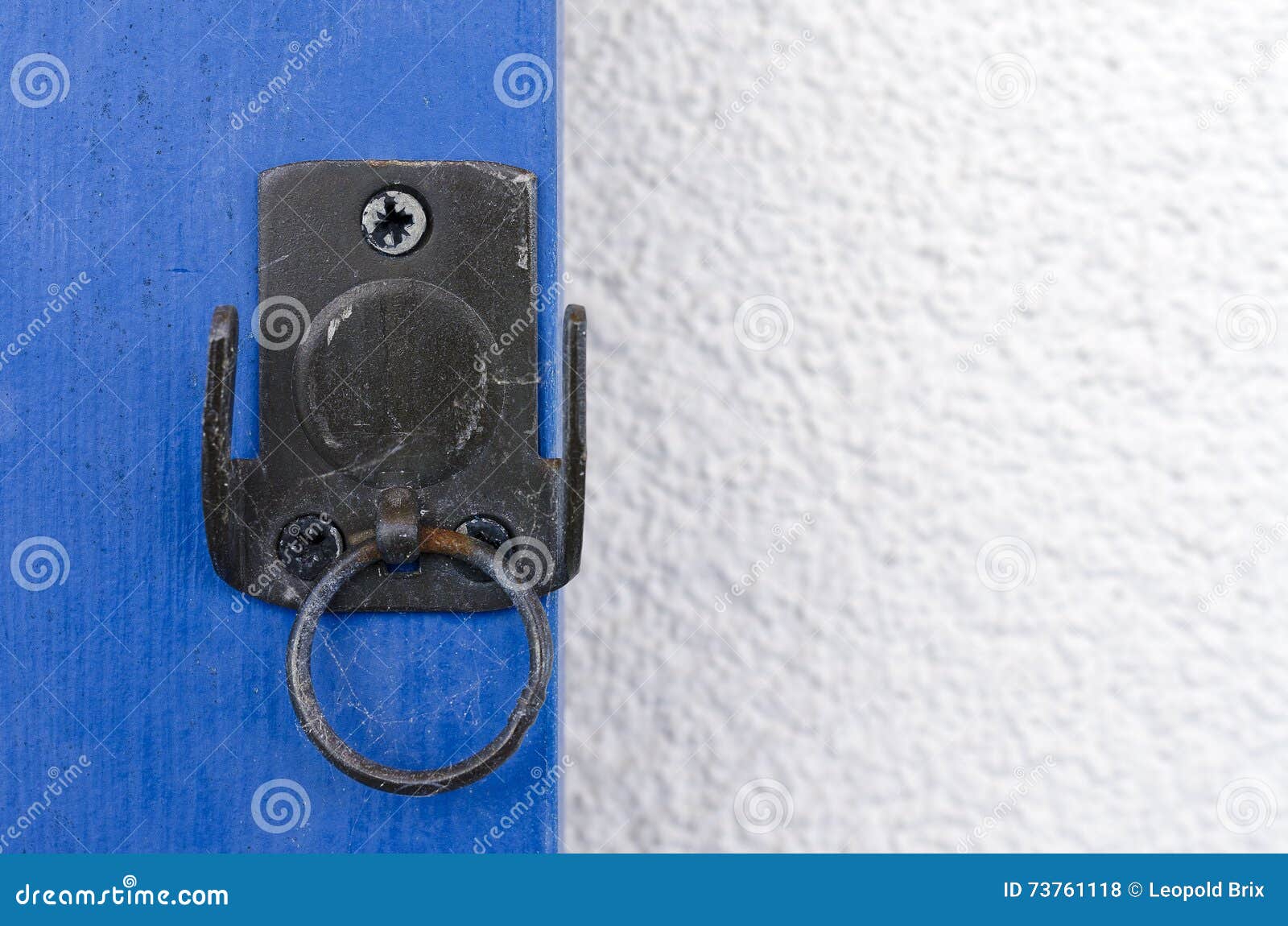Clasp of a window shutter stock photo. Image of lock - 73761118