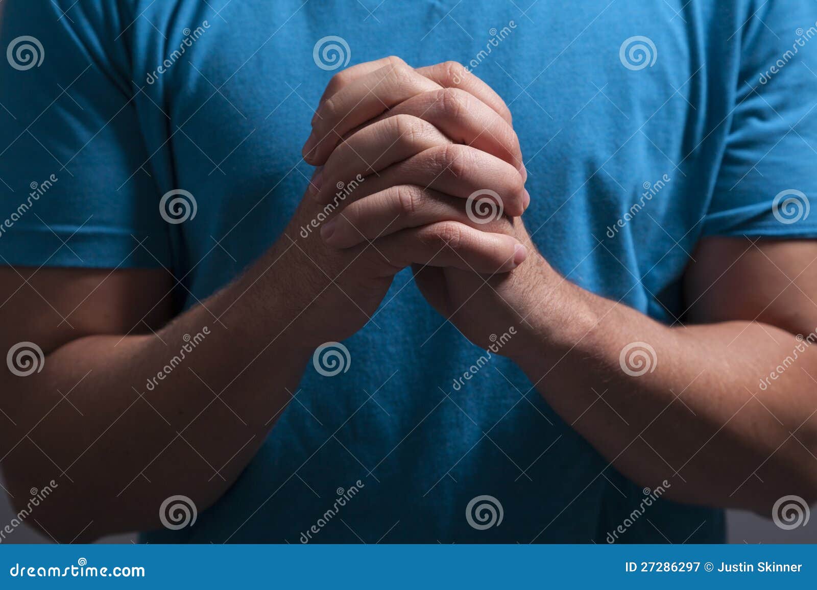 Clasped Praying Hands stock image. Image of meditate - 27286297