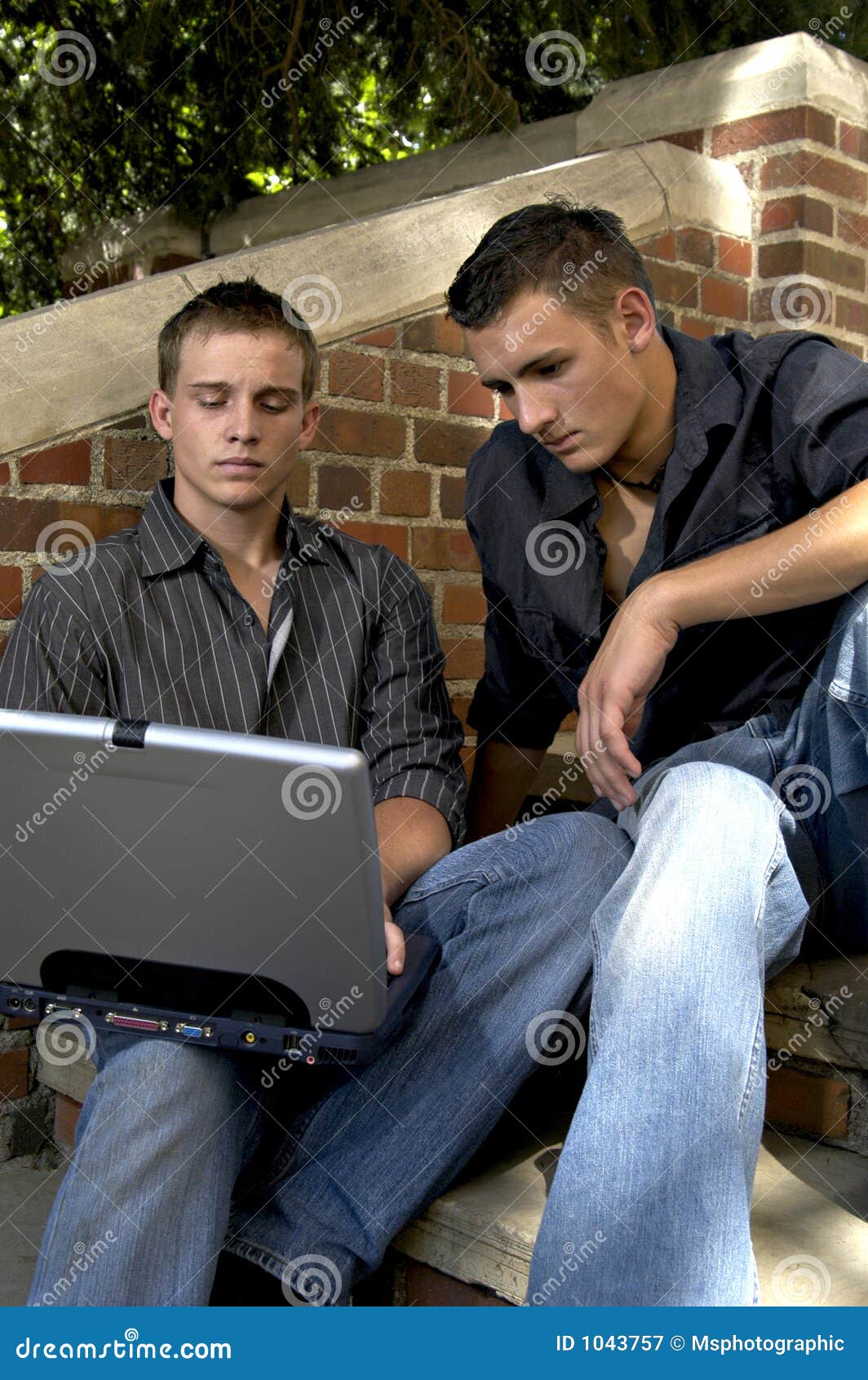 After Class stock image. Image of outdoors, laptop, grounds - 1043757