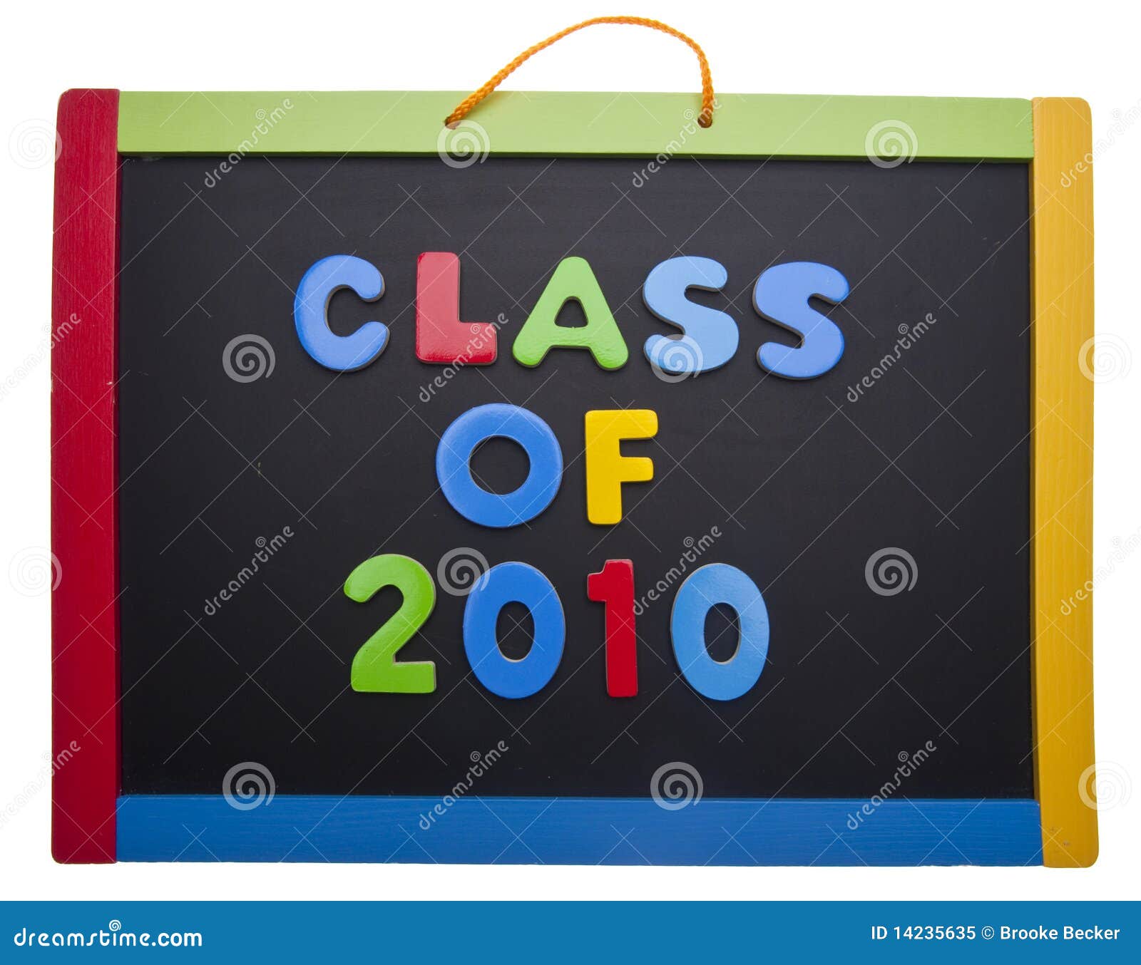 Class of 2010 stock image. Image of lesson, blue, isolated - 14235635