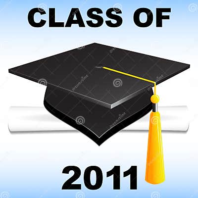 Class of 2011 stock vector. Illustration of college, blue - 15165584