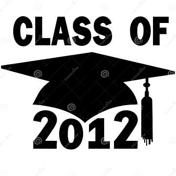 Class of 2012 College High School Graduation Cap Stock Vector ...