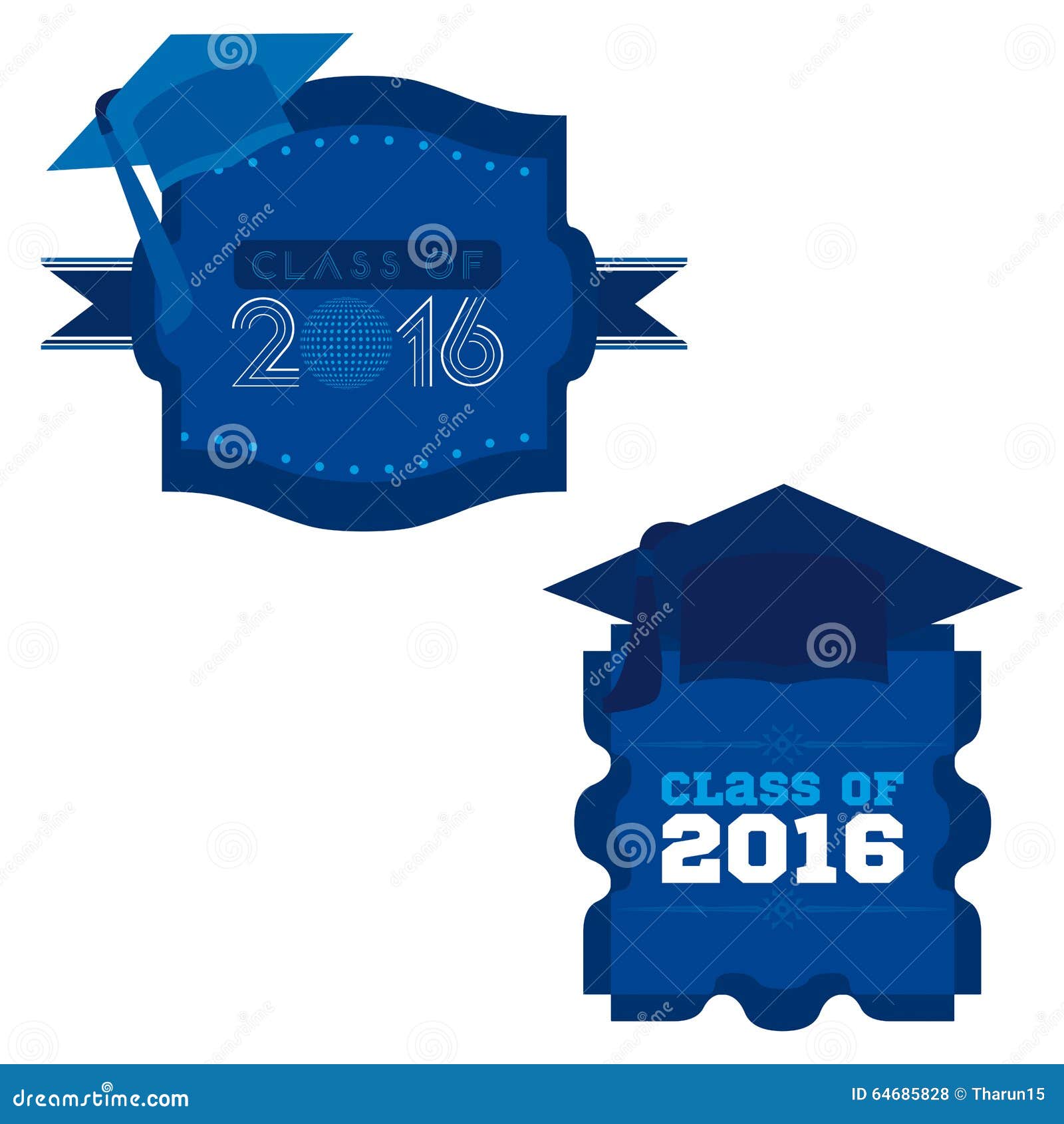 Class of 2016 stock illustration. Illustration of graduates - 64685828