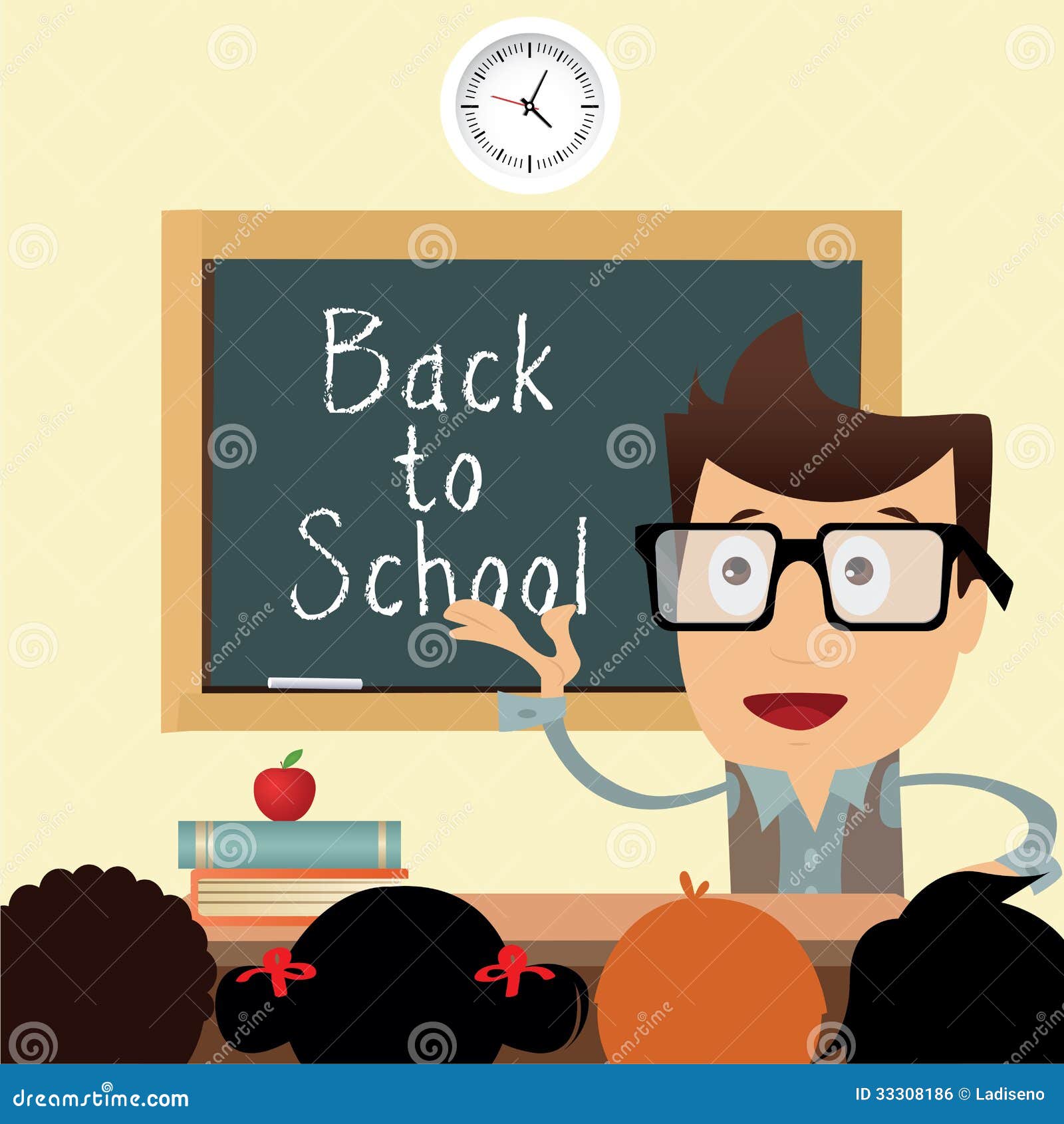 Abstract Teacher Emoticon Illustration | CartoonDealer.com #87309470