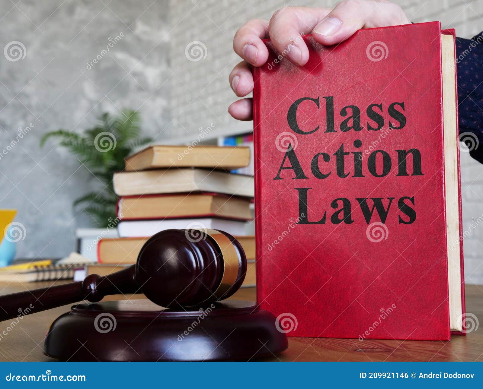 Class Action Laws are Shown on the Conceptual Photo Using the Text ...