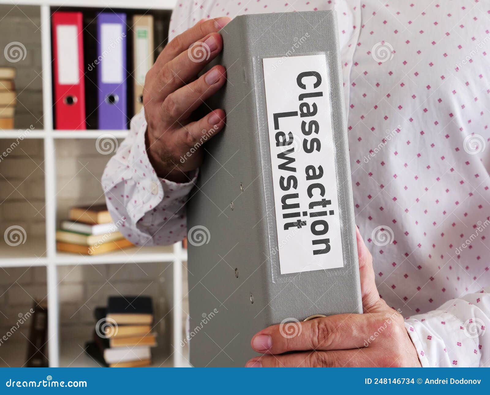 Class Action Lawsuit is Shown Using the Text Stock Photo - Image of ...