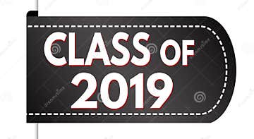 Class of 2019 Banner Design Stock Vector - Illustration of class, grad ...
