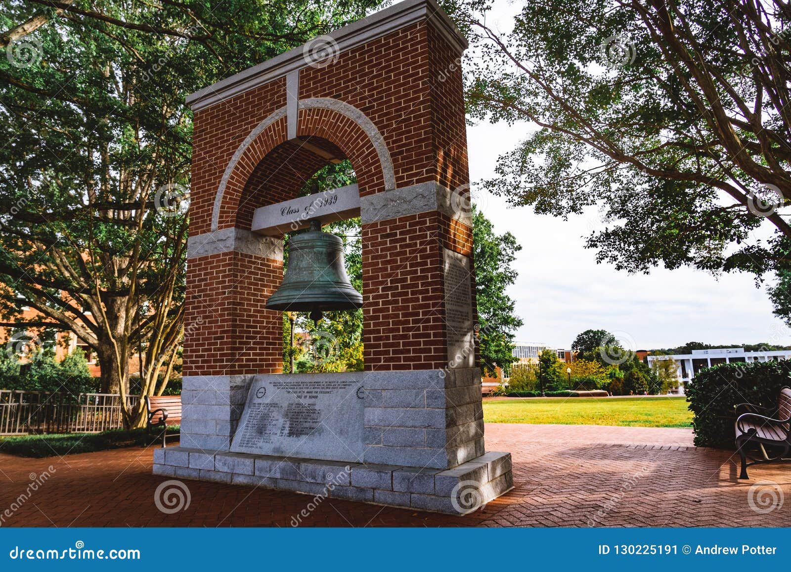 Class of 1939 Bell in Clemson, SC in the Fall Editorial Photo - Image ...
