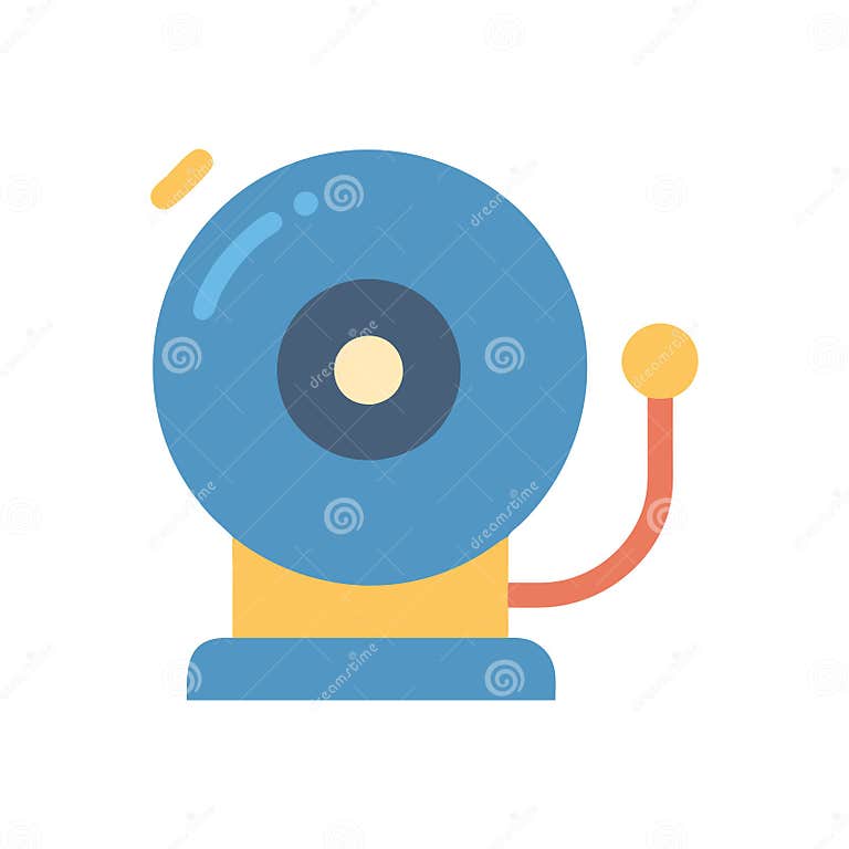 Class Bell Icon for Alerts stock vector. Illustration of icon - 351933574
