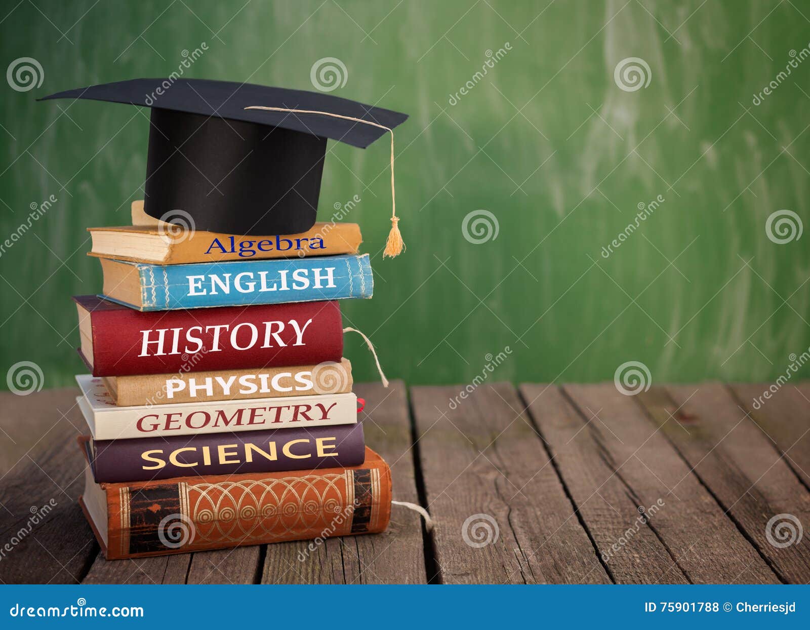 Class Books Ready for School Stock Photo - Image of back, learning ...