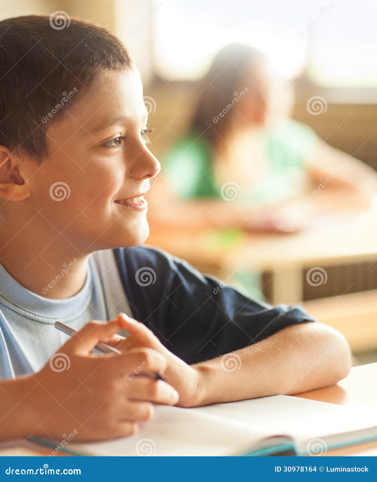 In Class stock photo. Image of indoors, hair, children - 30978164
