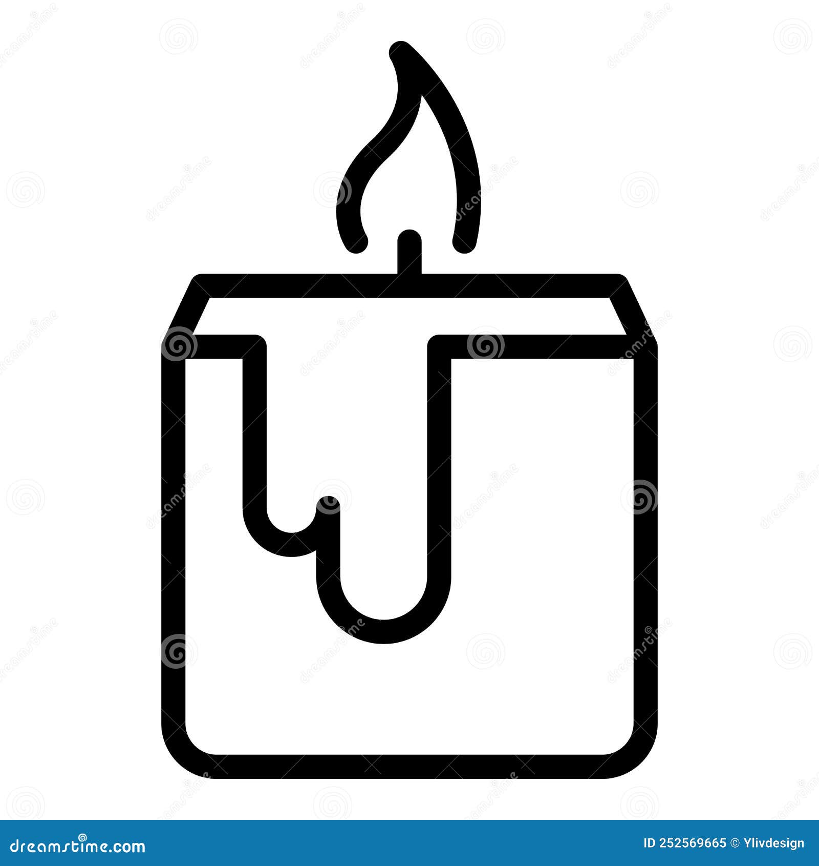 Class Candle Icon Outline Vector Massage Making Stock Vector Illustration Of Chemical