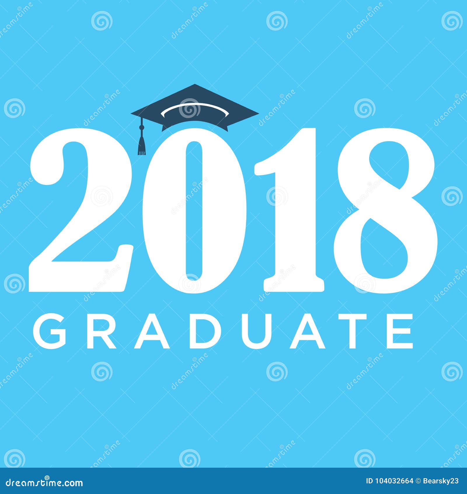 Class of 2018 Congratulations Graduate Typography Stock Vector ...