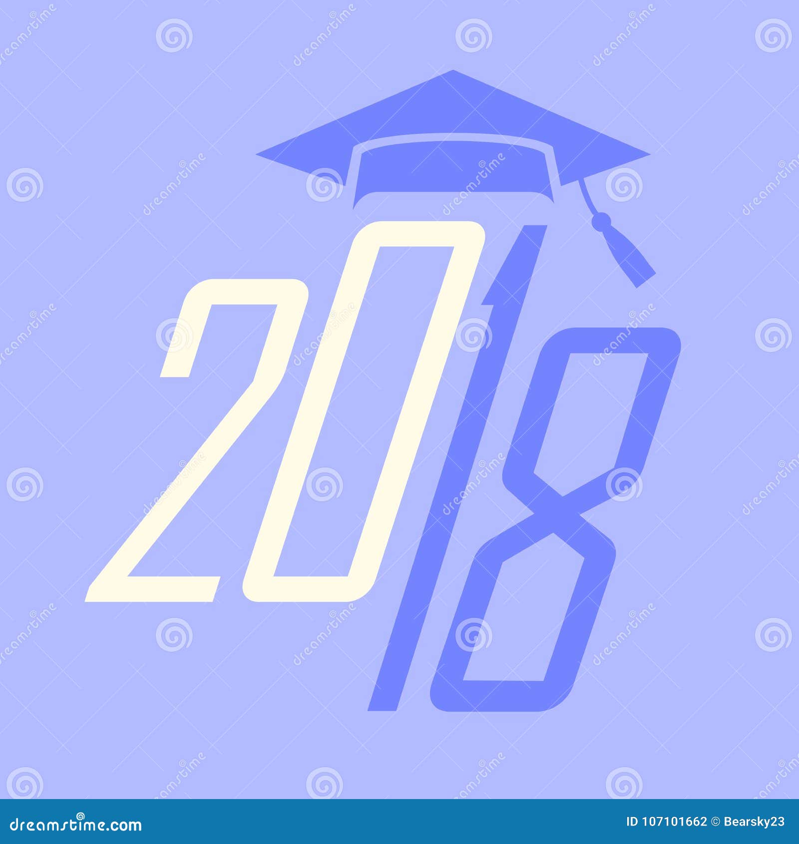 Class of 2018 Congratulations Graduate Typography Stock Vector ...