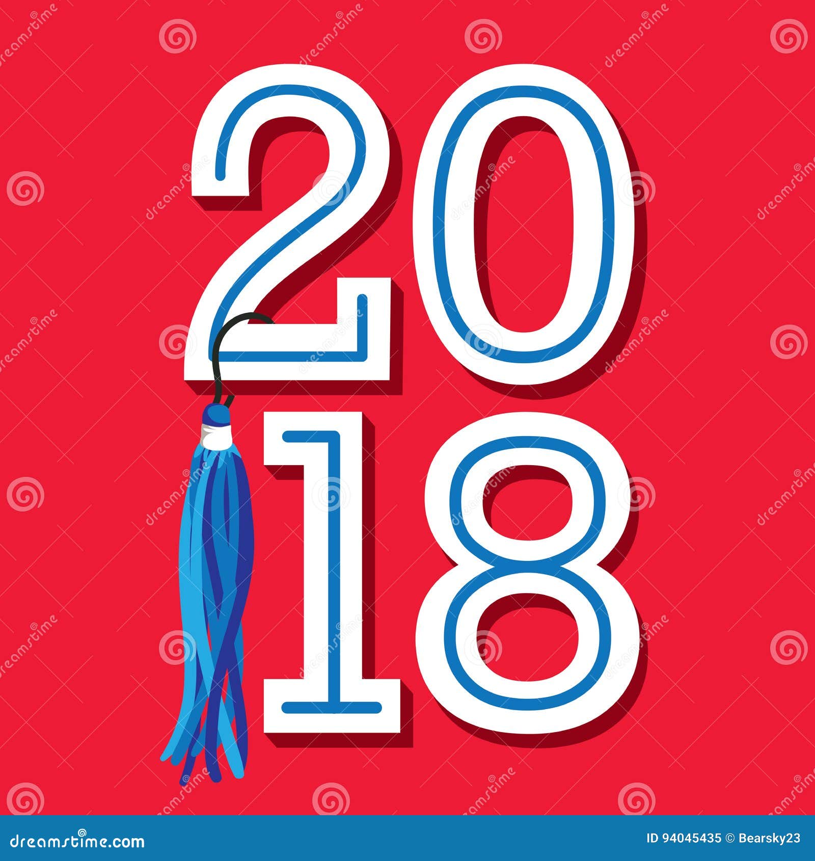 Class of 2018 . Congratulations Graduate Typography Stock Vector ...