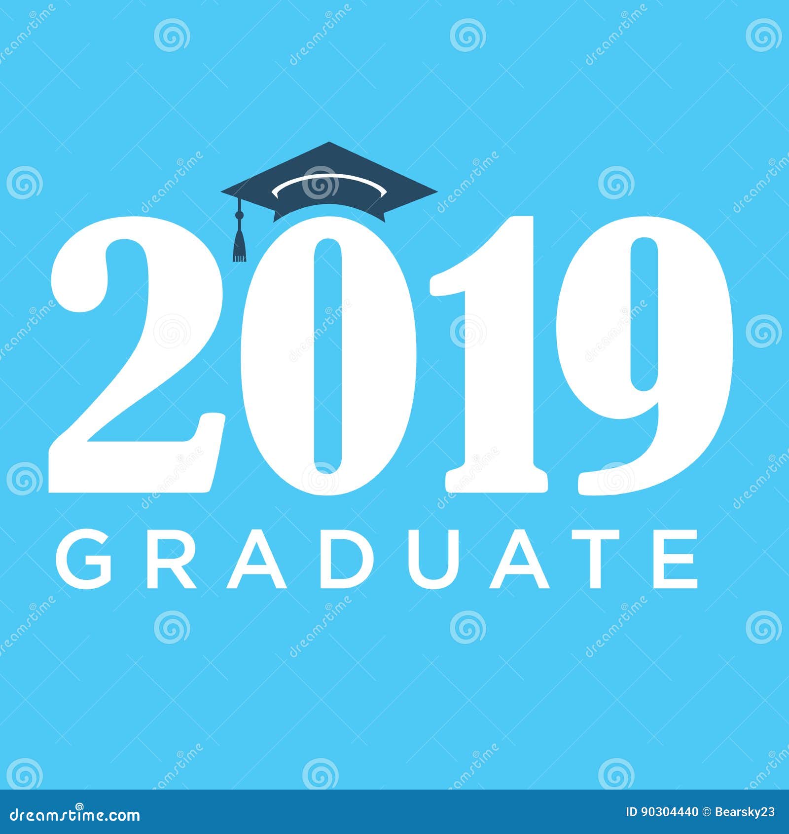 Class of 2019 Congratulations Graduate Typography Stock Vector ...