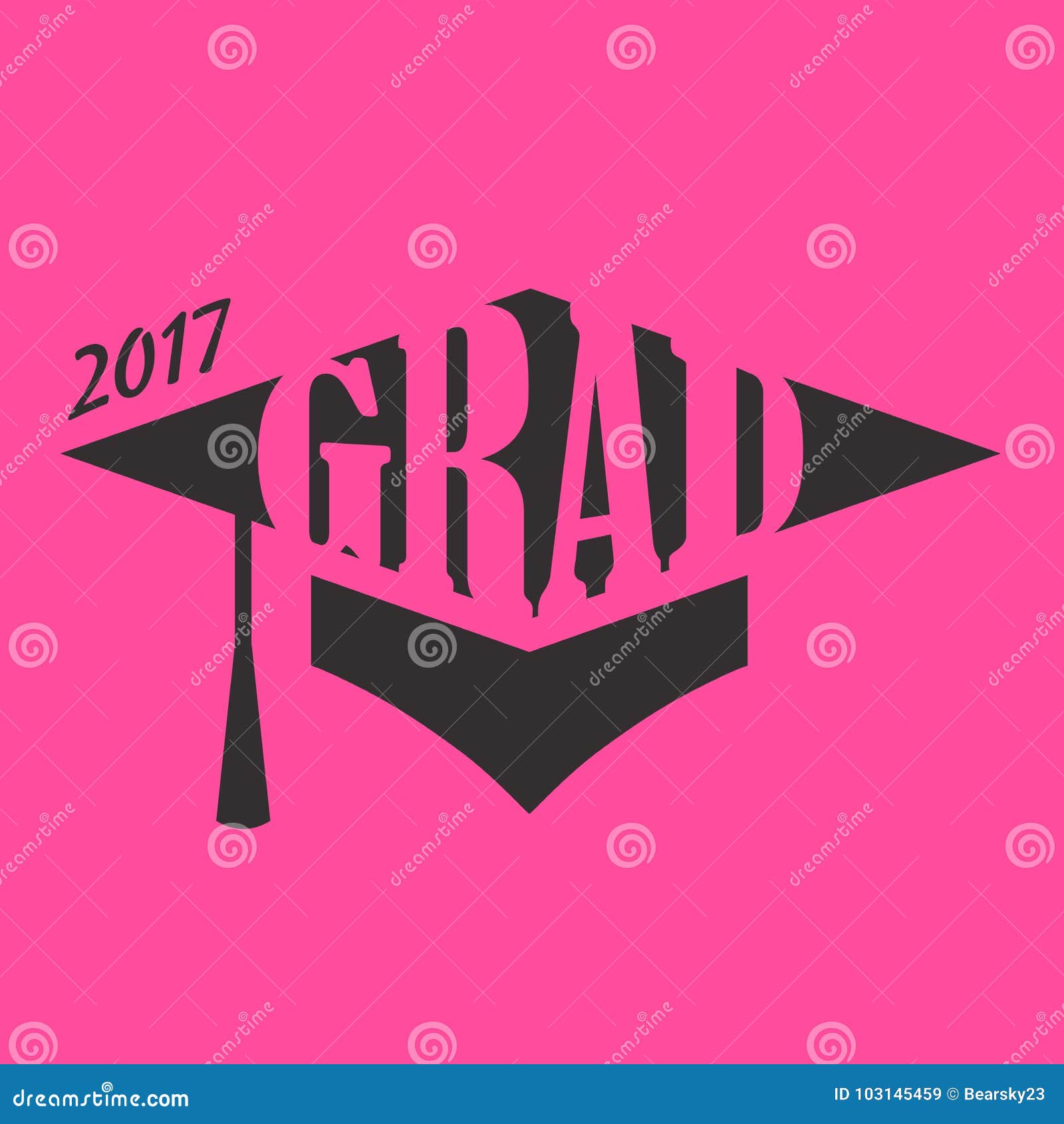 Class of 2017 Congratulations Graduate Typography Stock Vector ...