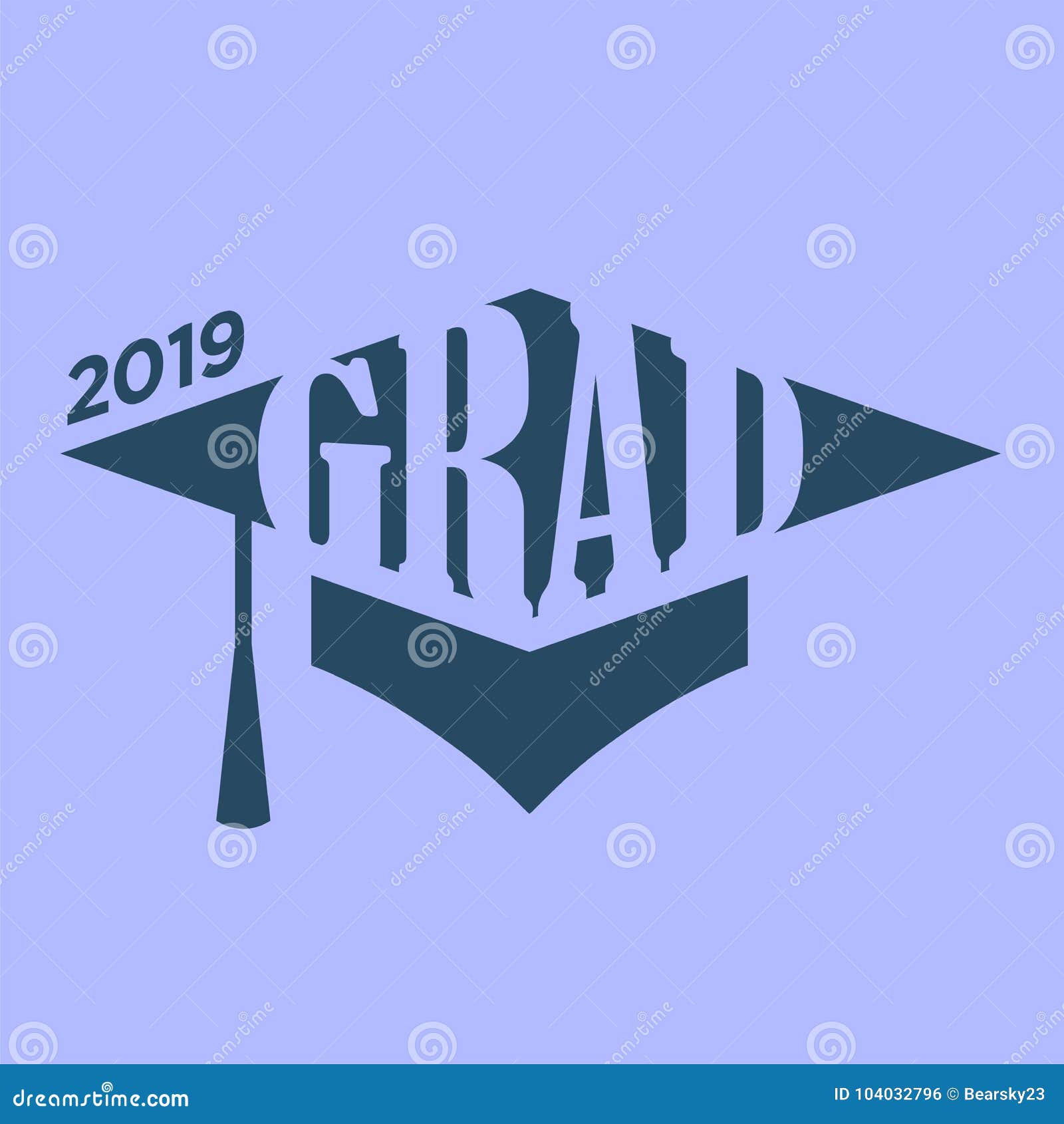Class of 2019 Congratulations Graduate Typography Stock Vector ...