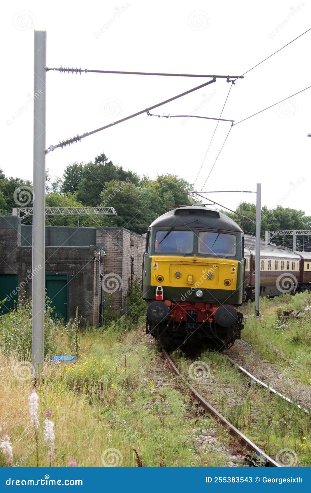 Class 47 Diesel Loco, Rear Northern Belle Train Editorial Stock Photo ...
