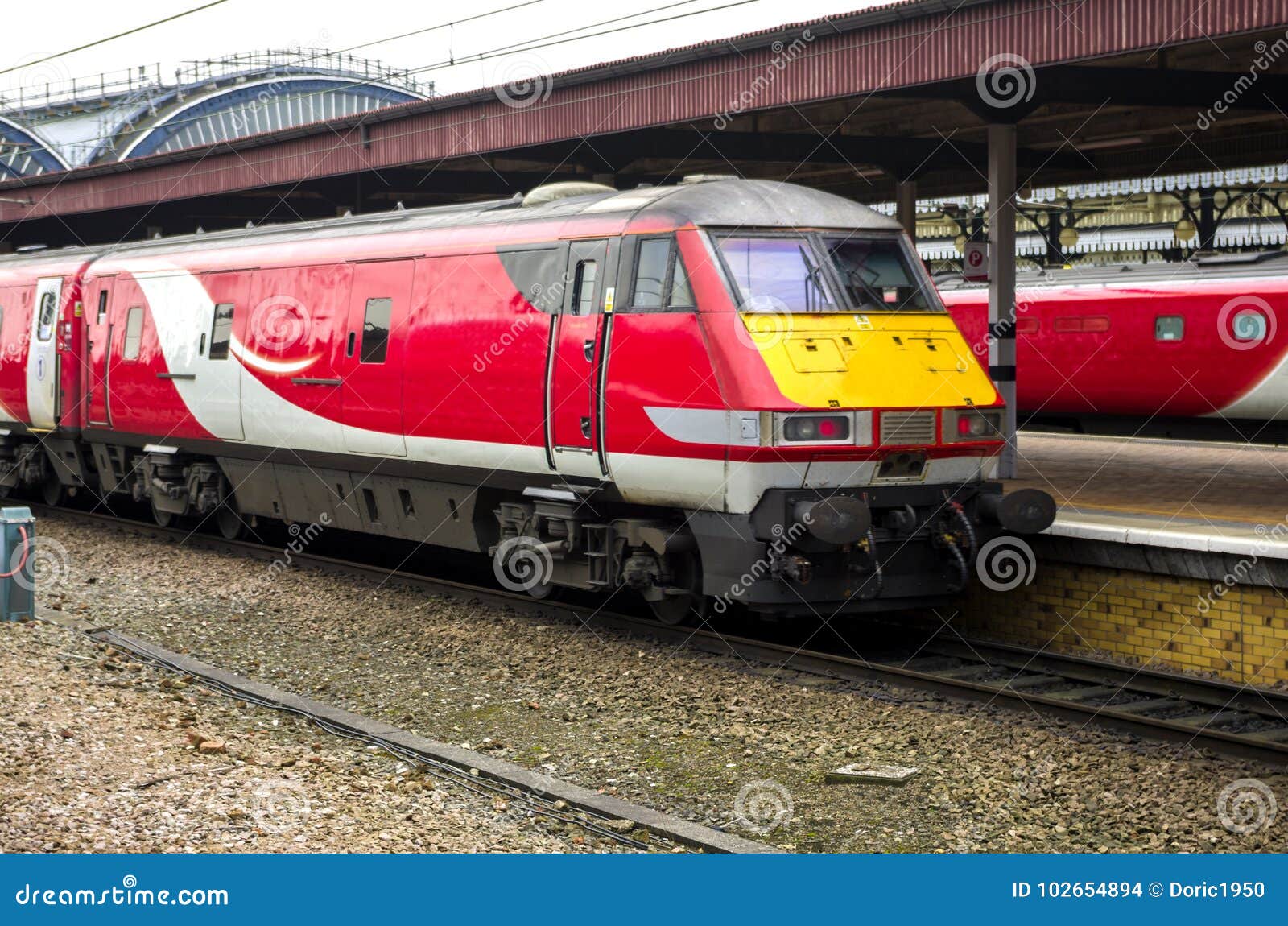 Class 82 Driving Van Trailer Stock Photo - Image of railways, passenger ...