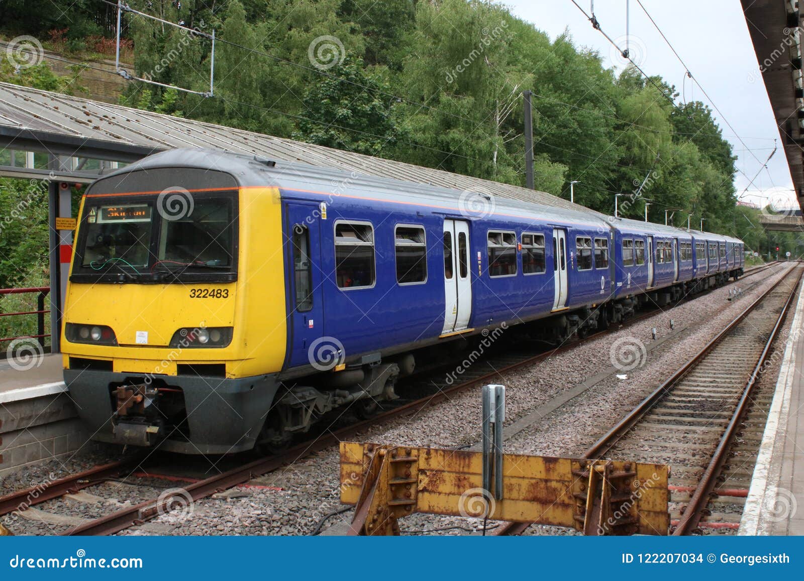 Class 322 Electric Train, Bradford Forster Square Editorial Stock Image ...