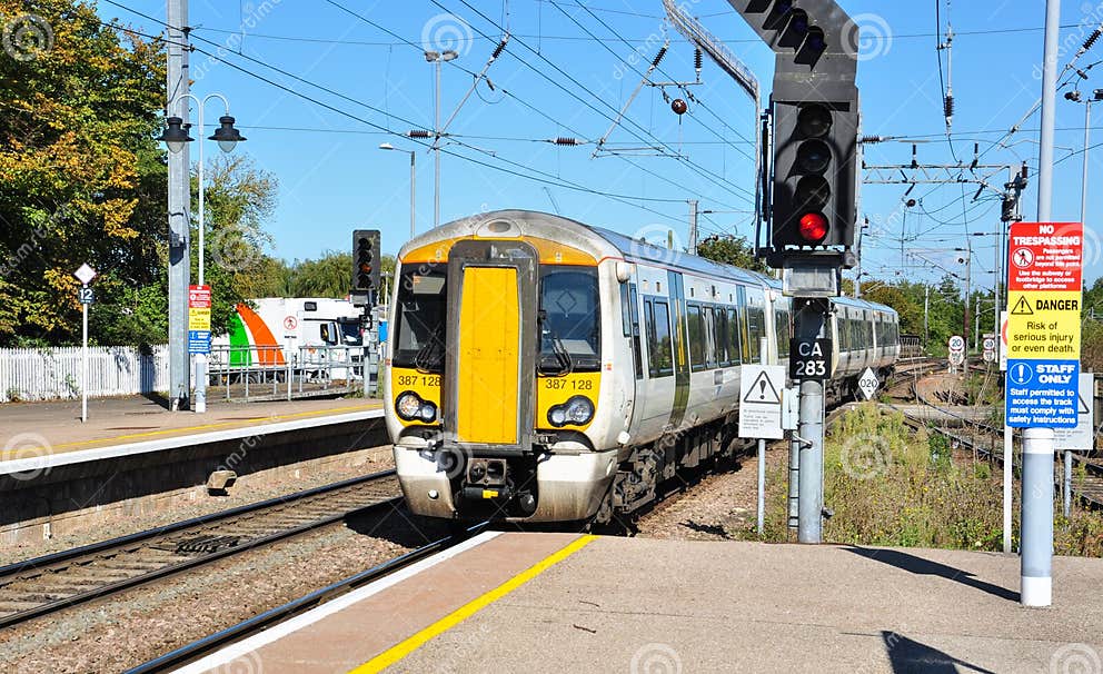 Class 387 EMU at Ely editorial image. Image of cambridgeshire - 203218295