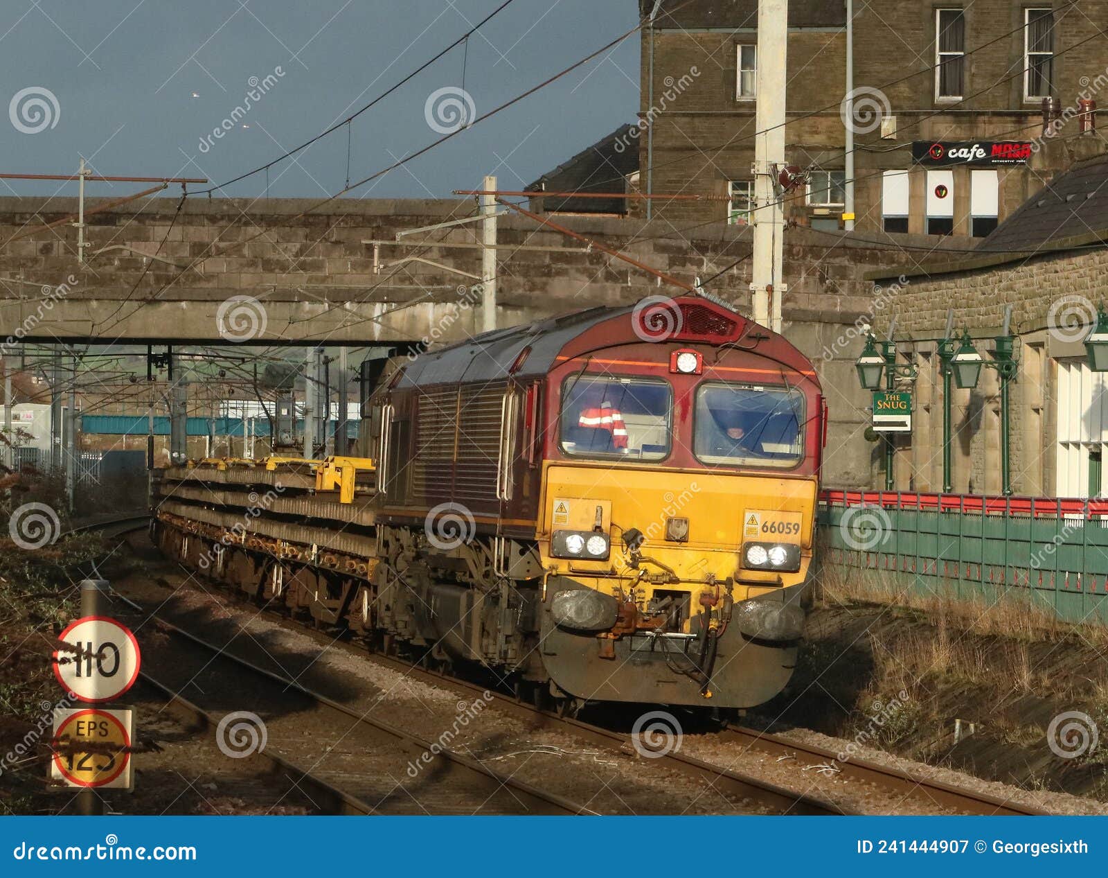 Class 66 with Freight Train West Coast Main Line Editorial Photography ...