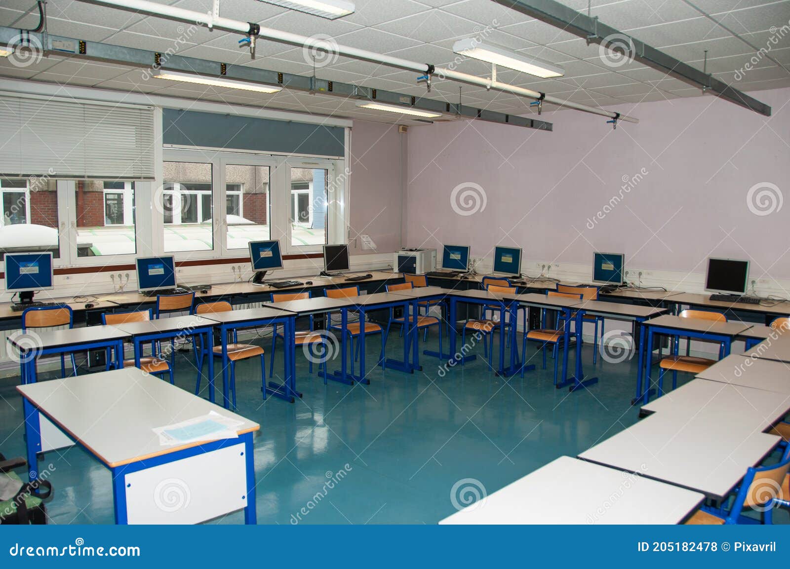 Class in a French High School Stock Photo - Image of class, french ...