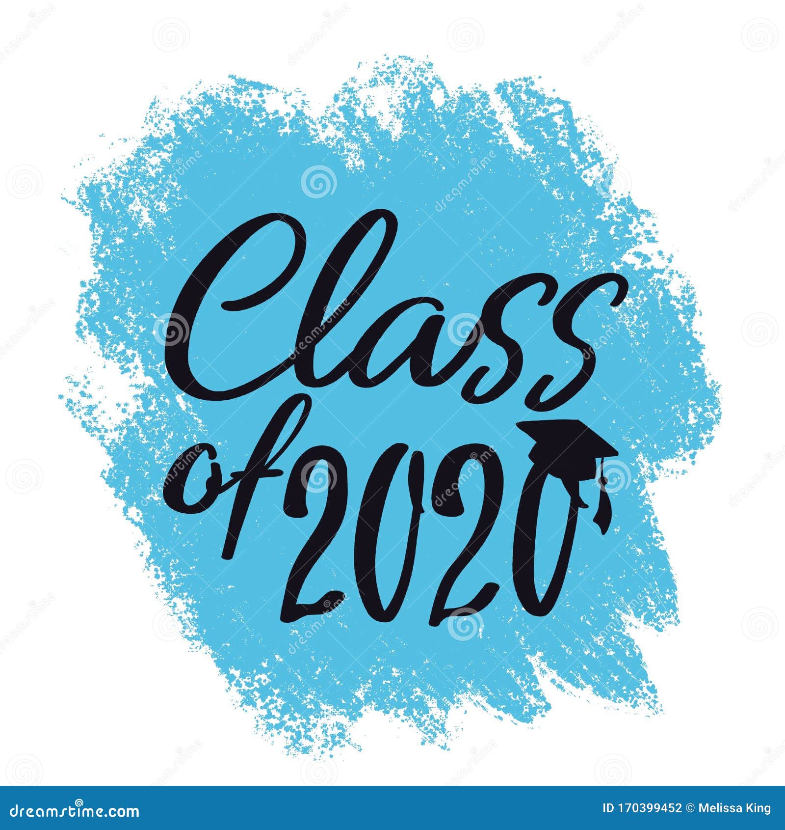 Class of 2020 with Graduation Cap and Abstract Background Stock ...