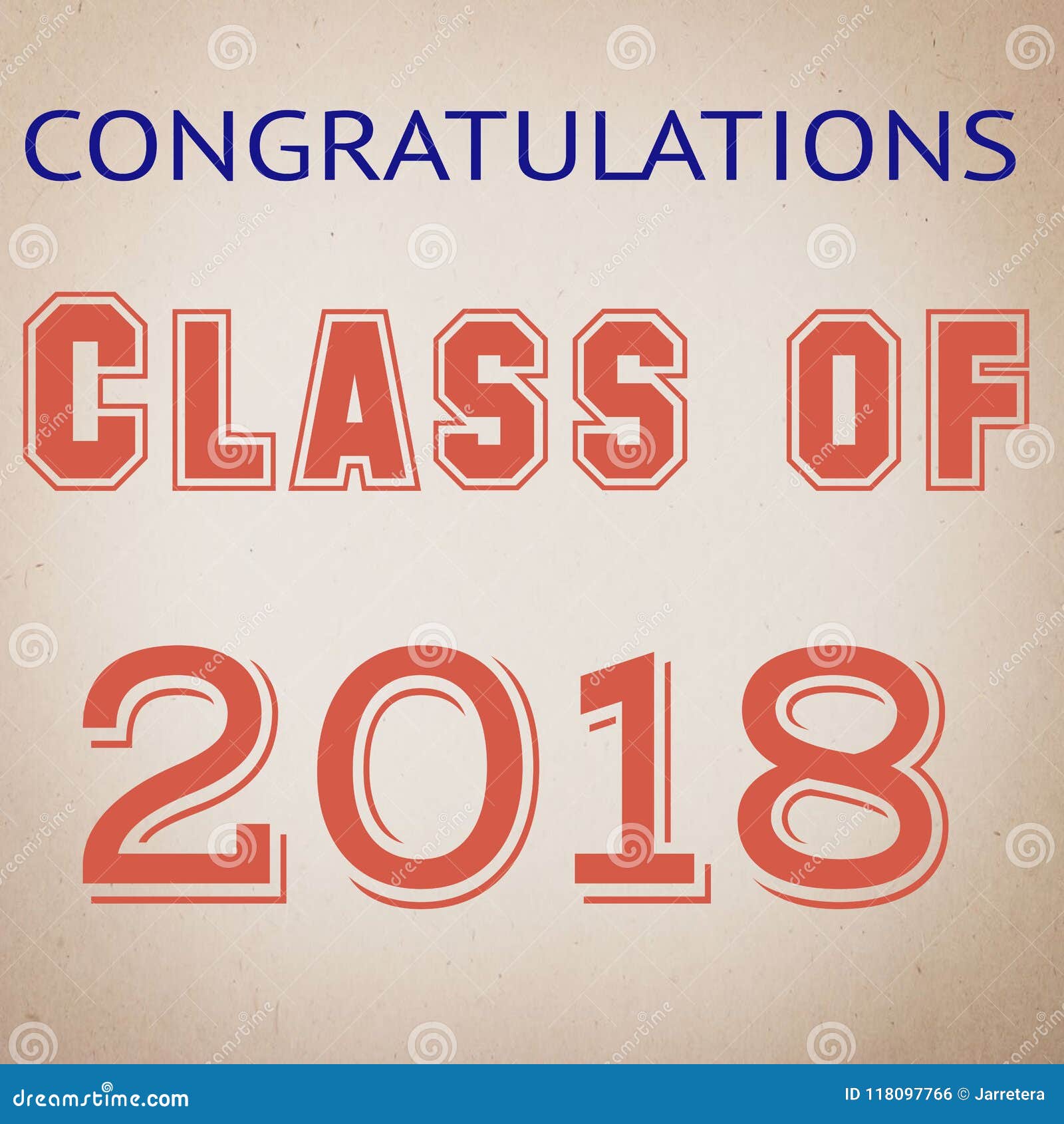 Class of 2018 Graduation Logo Stock Illustration - Illustration of ...