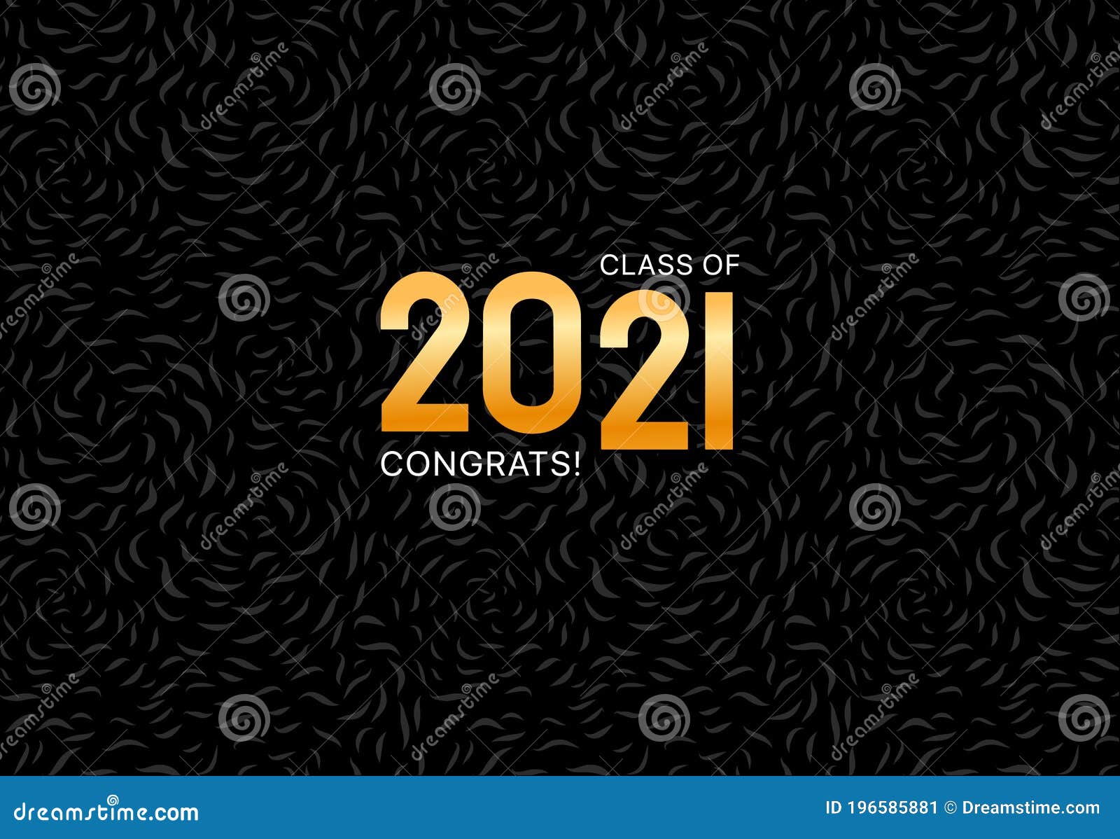 Class of 2021. Graduation Logo. Template for Card Stock Vector ...