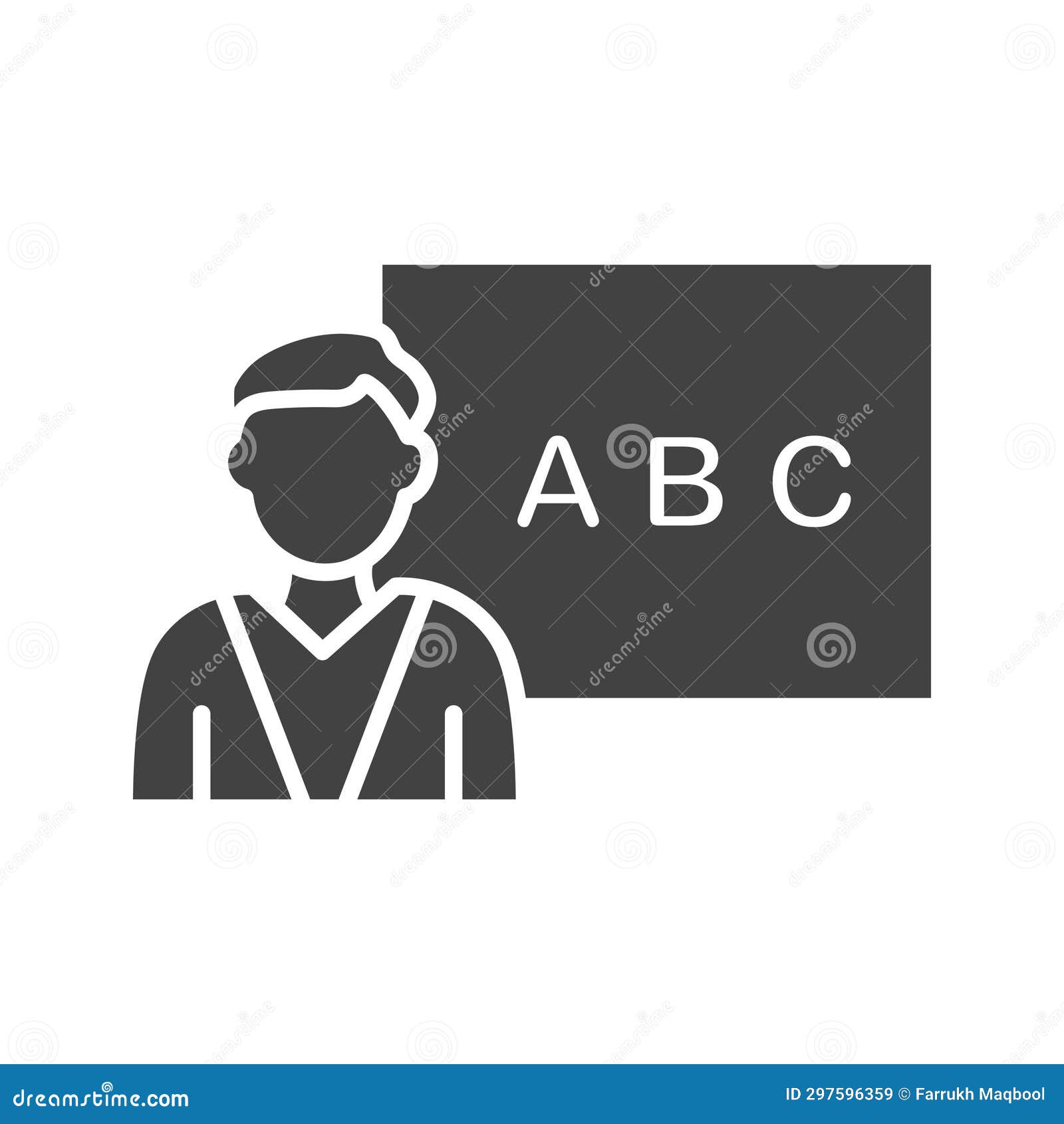 Class icon vector image. stock vector. Illustration of vector - 297596359
