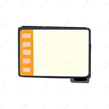 Class Interactive Smartboard Cartoon Vector Illustration Stock Vector ...