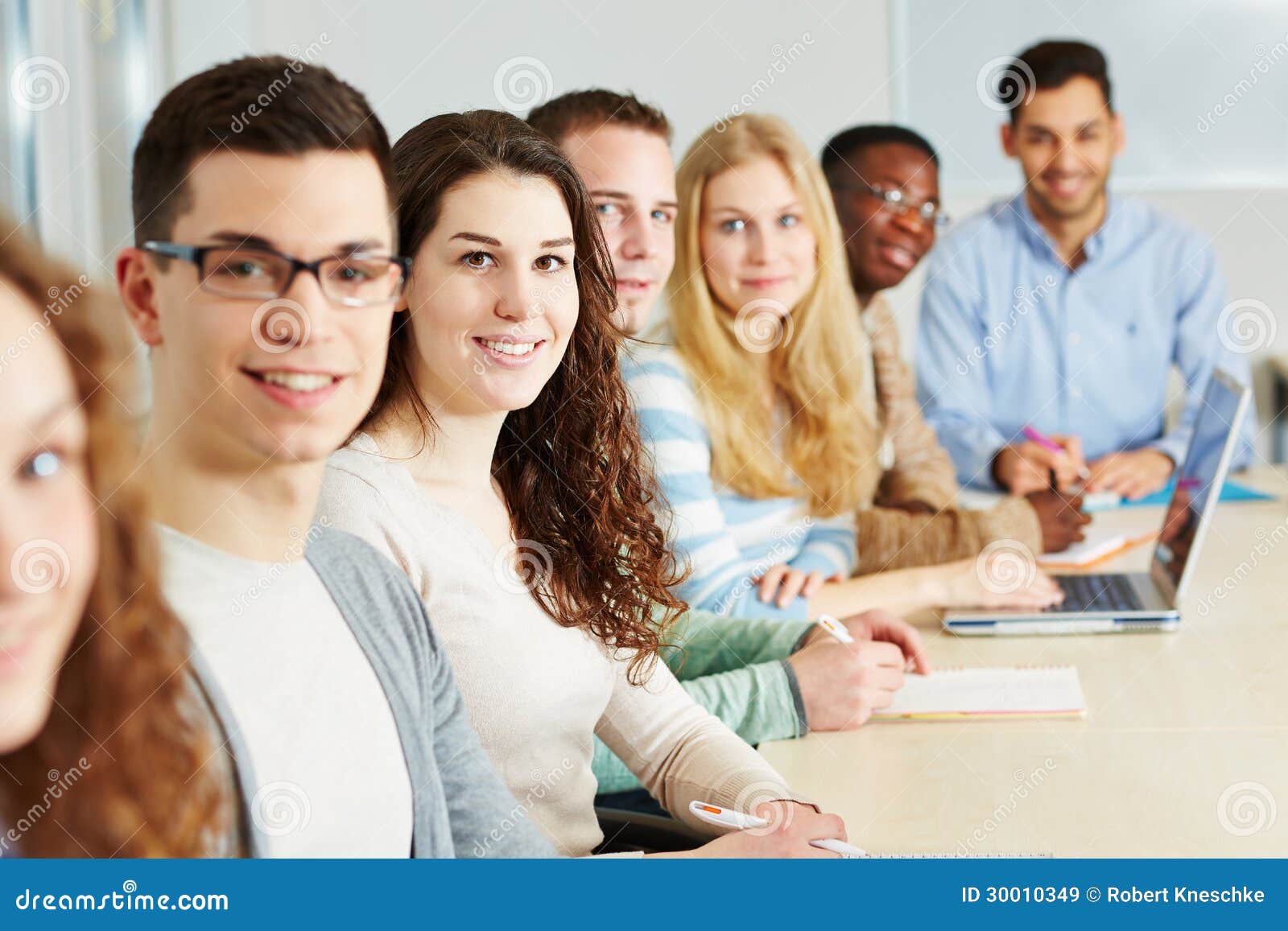 Class of Students in University Stock Image - Image of applied, college ...