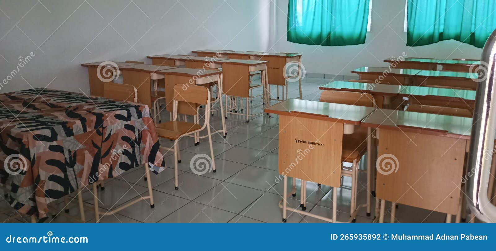 Clean and tidy classrooms stock photo. Image of school - 265935892