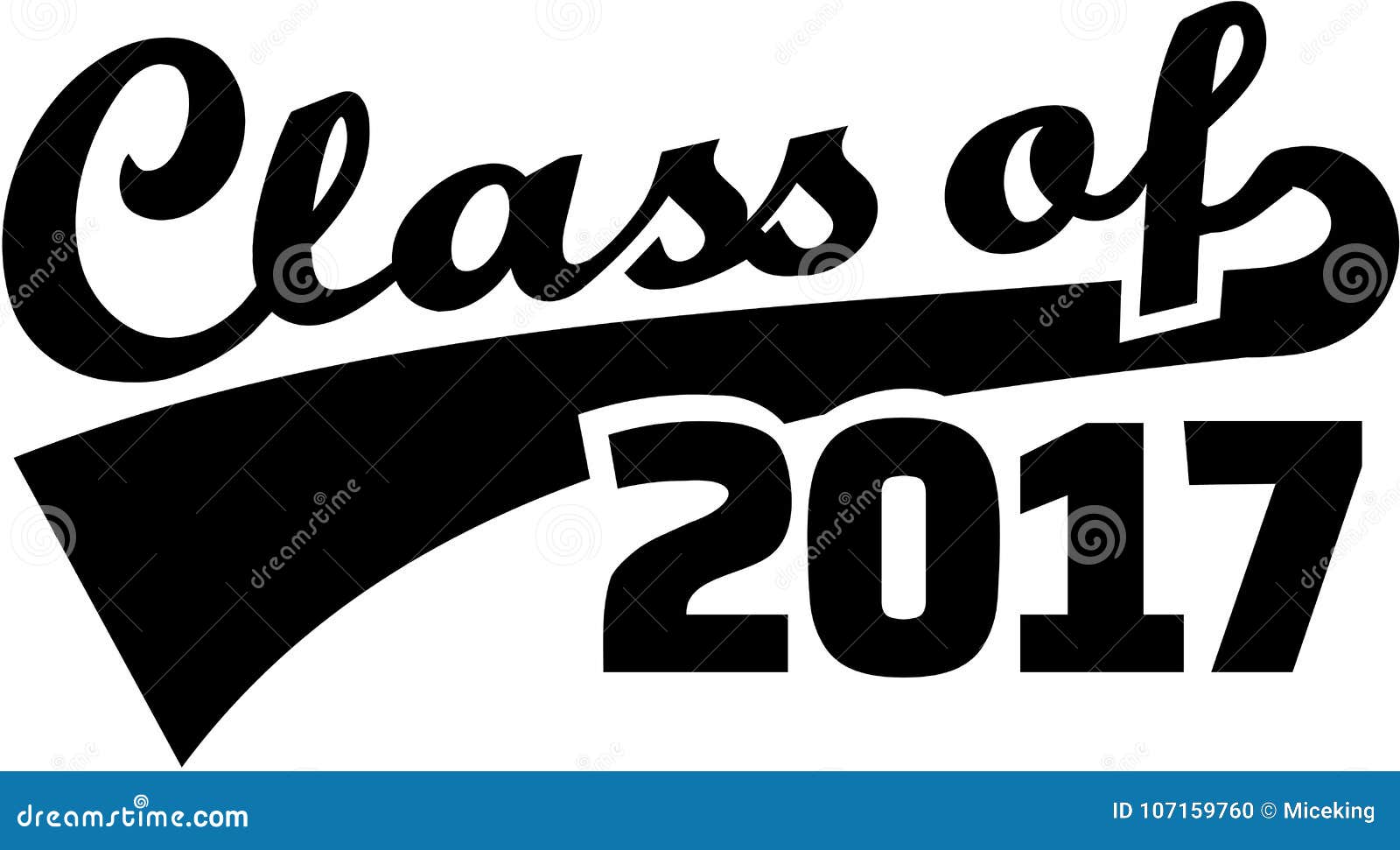 Class of 2017. Retro Style. Stock Vector - Illustration of pictogram ...