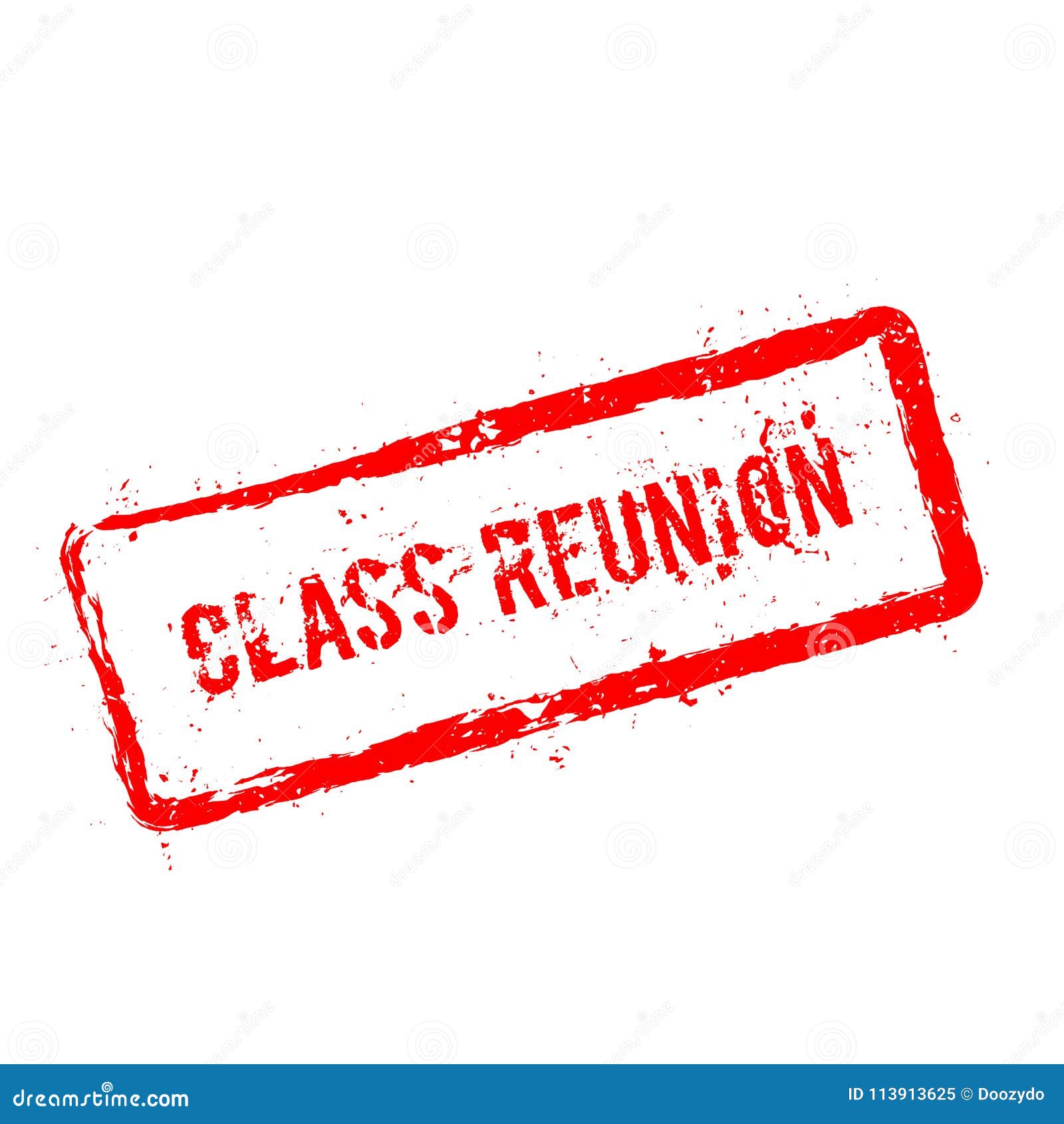 Class Reunion. Cartoon Font On On Vintage Sun Rays. Vector Illustration ...