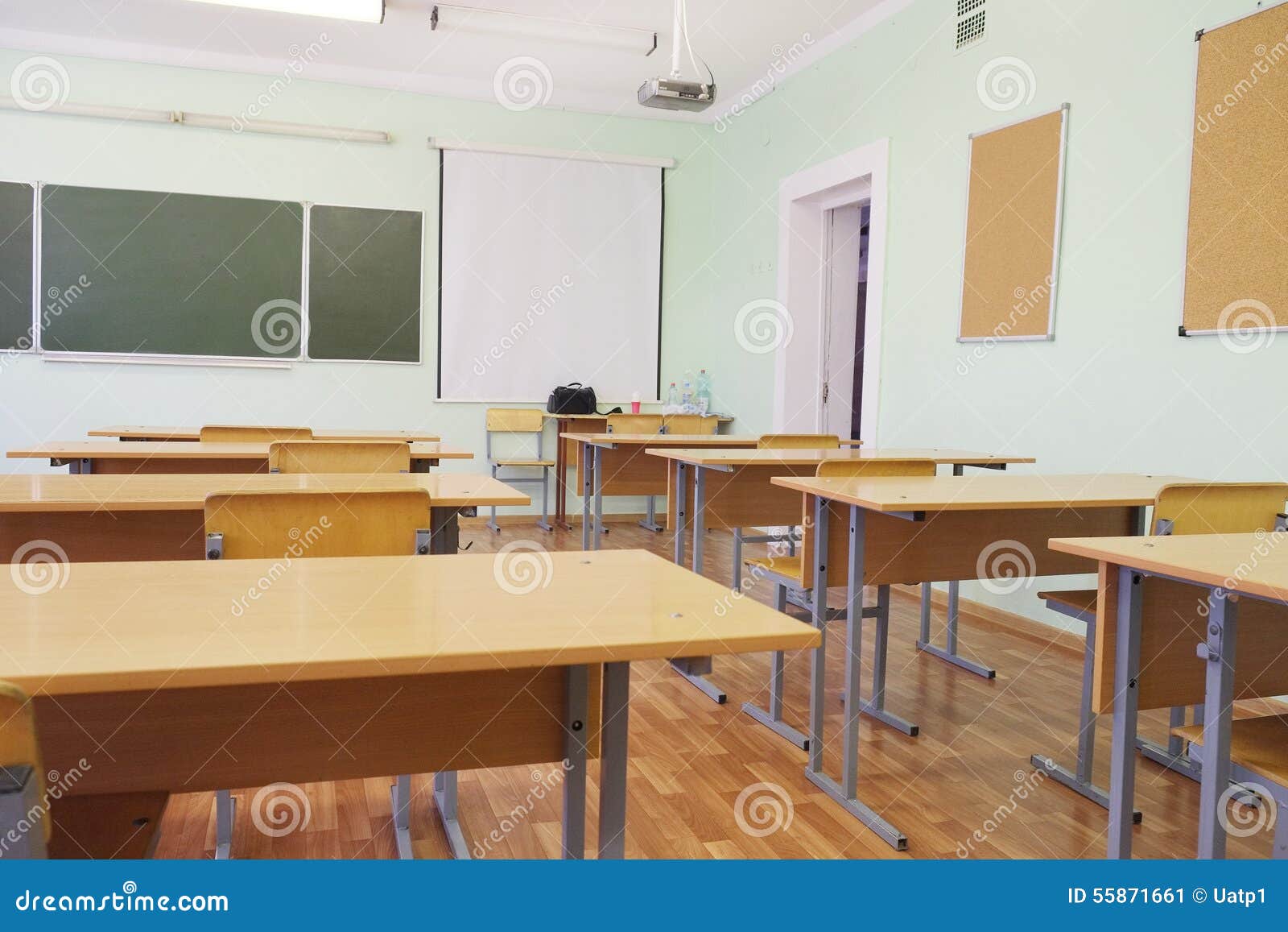 Class room stock image. Image of desk, obligatory, schooling - 55871661