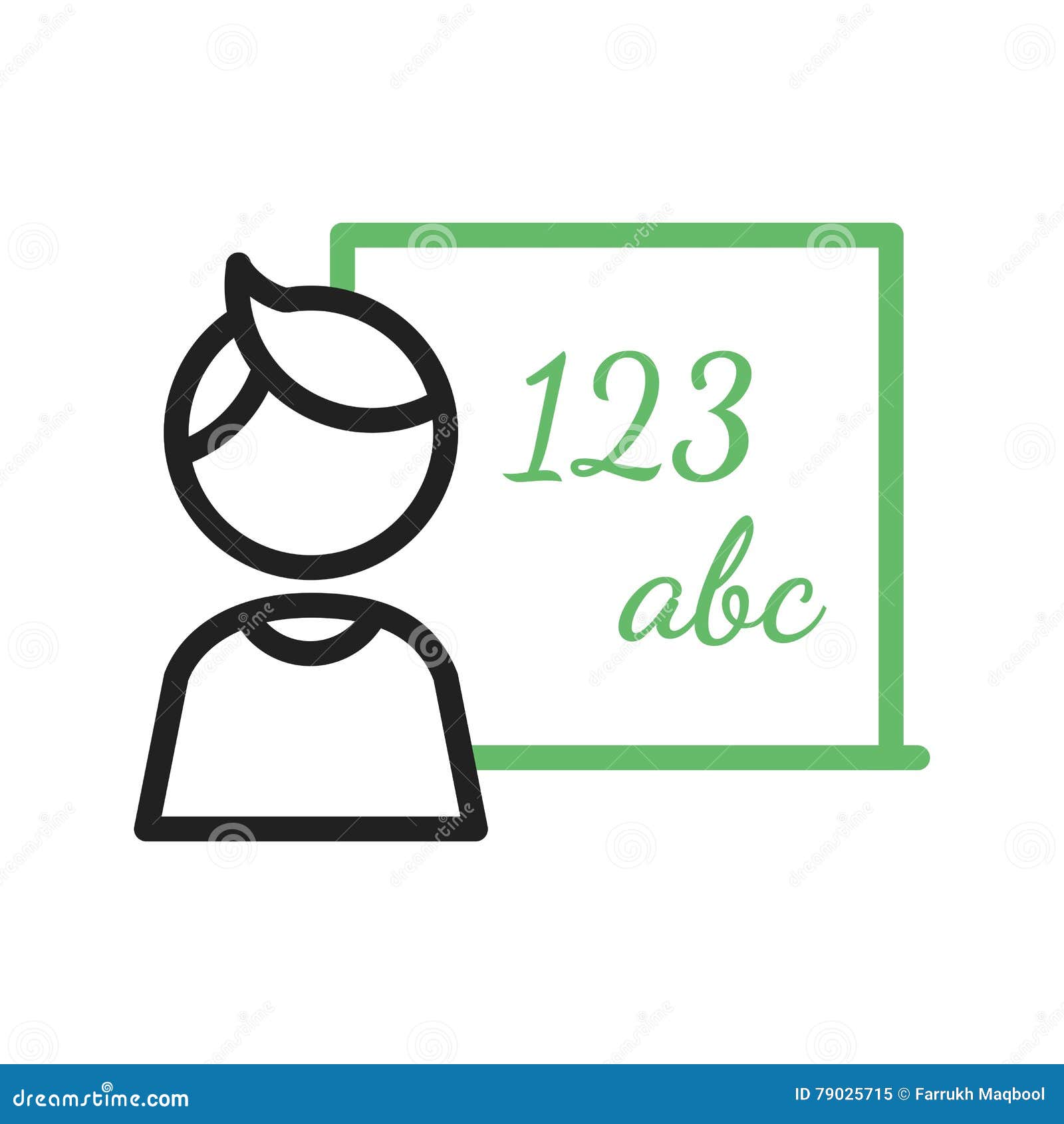 In Class stock vector. Illustration of design, classroom - 79025715