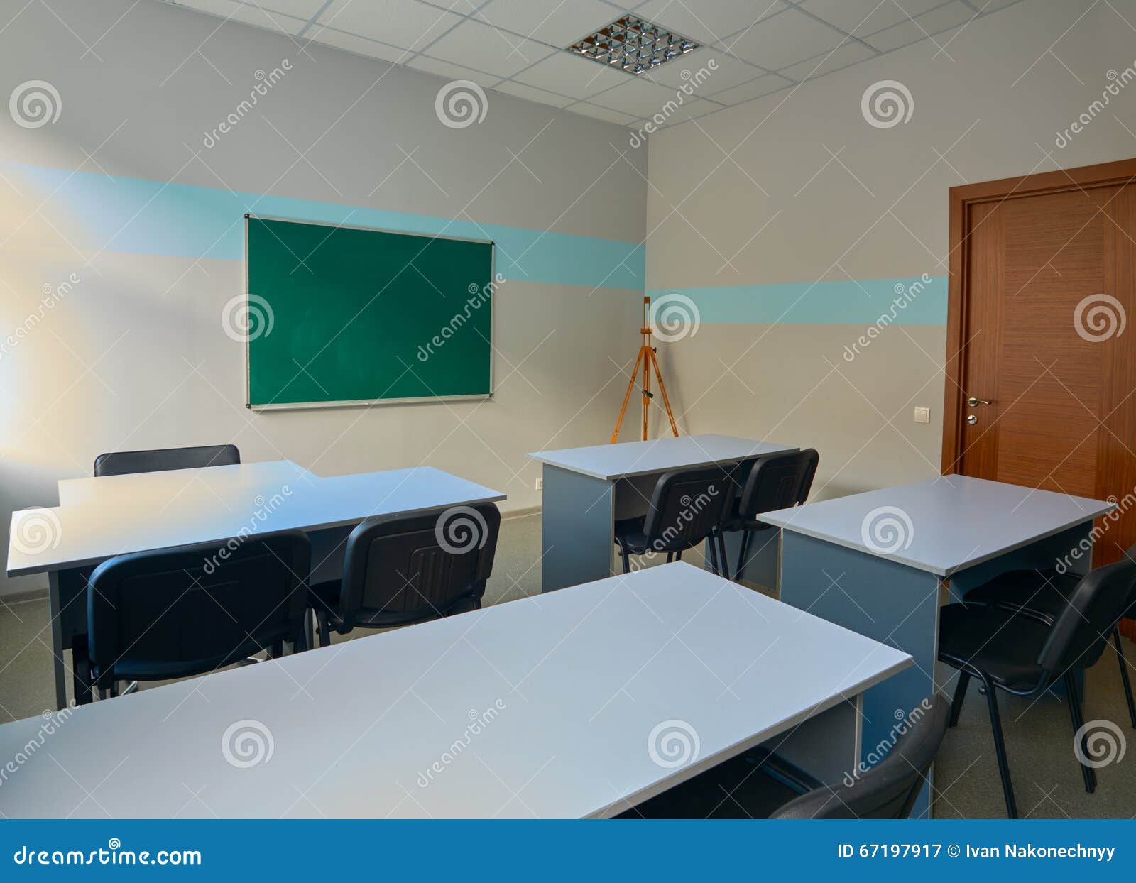 Class in School stock image. Image of furniture, classroom - 67197917