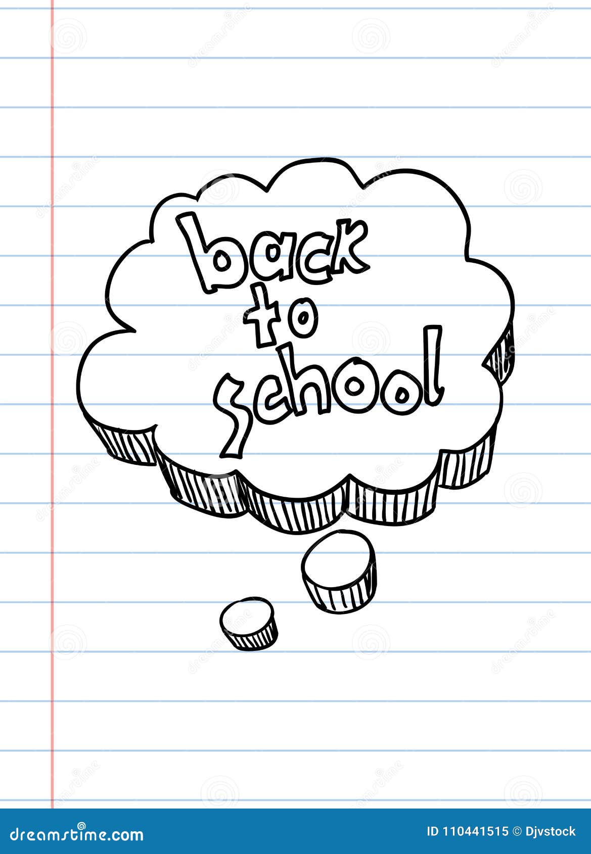 Class and school scribbles stock vector. Illustration of design - 110441515