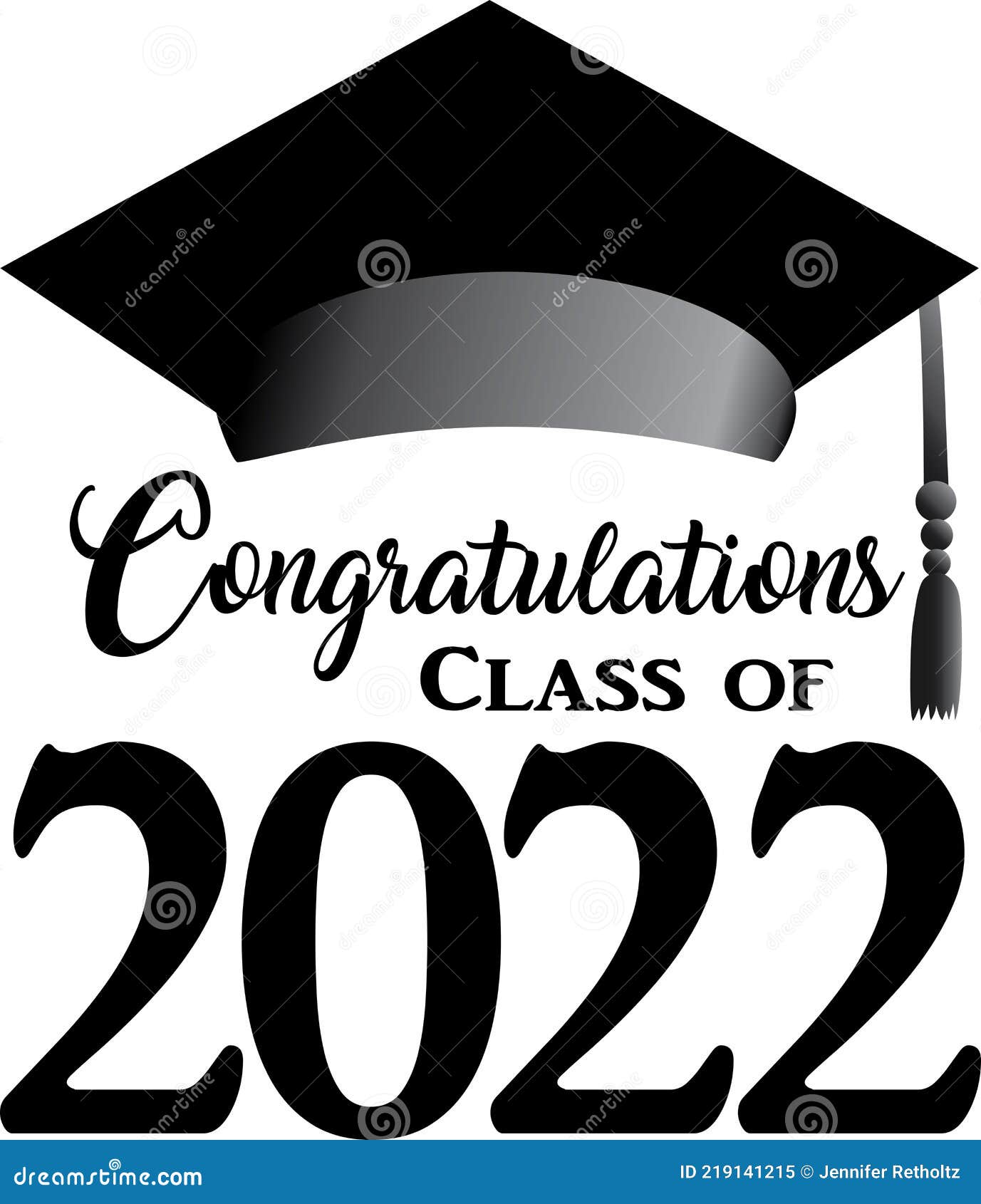 Graduation Cap 2022 White