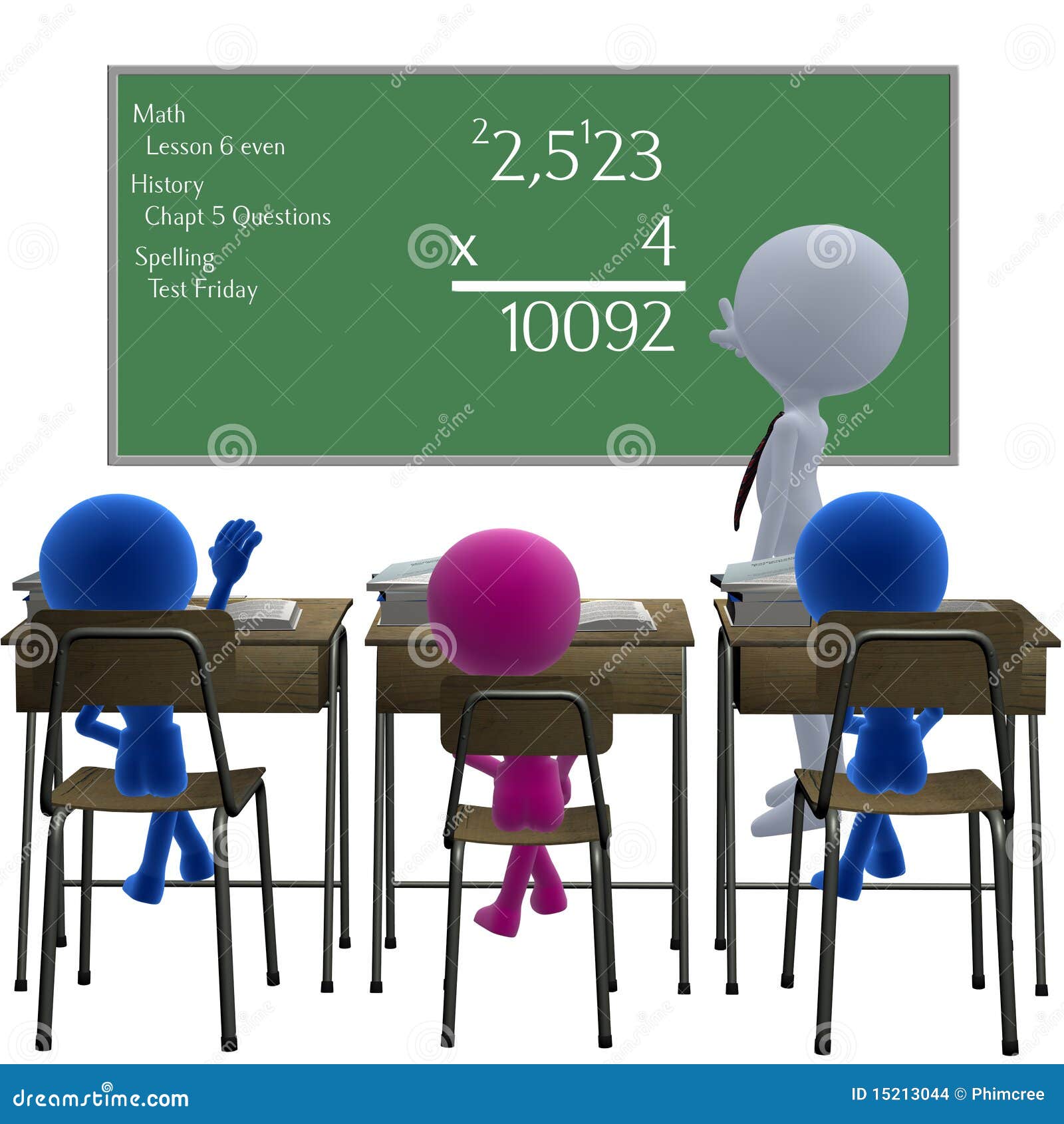 Class in Session stock illustration. Illustration of elementary - 15213044