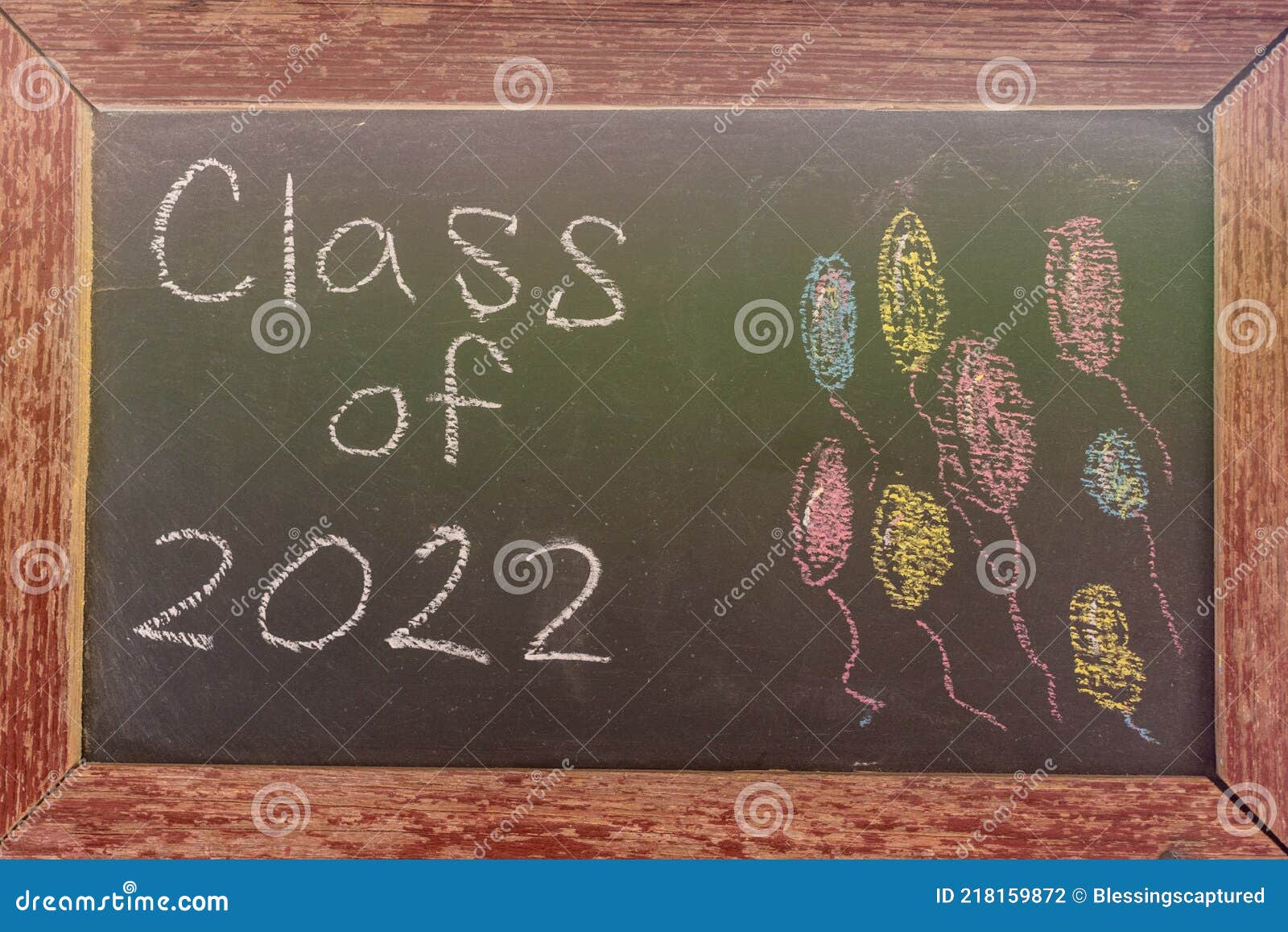 Class of 2022 Sign on a Chalkboard Stock Photo - Image of 2021, board ...