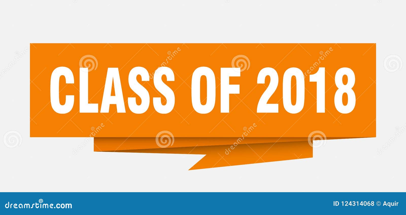 Class of 2018 stock vector. Illustration of class, sticker - 124314068