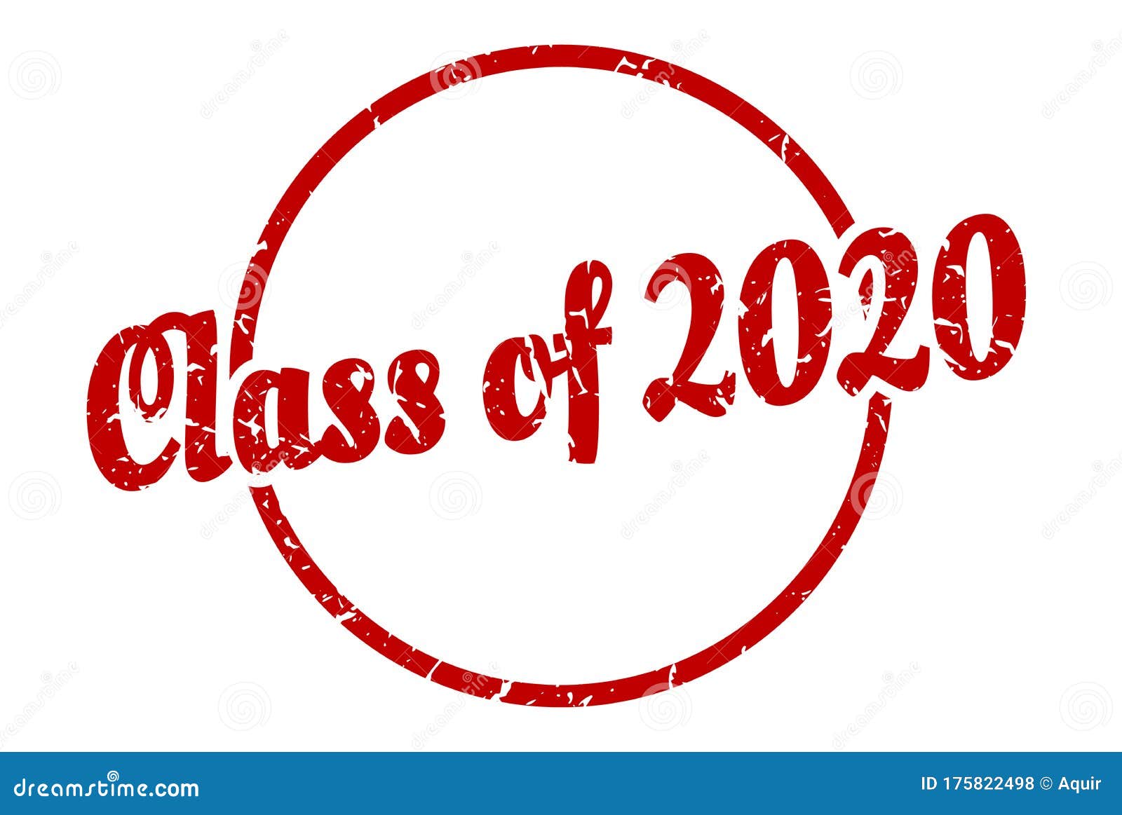 Class of 2020 Sign. Class of 2020 Round Vintage Stamp Stock Vector ...