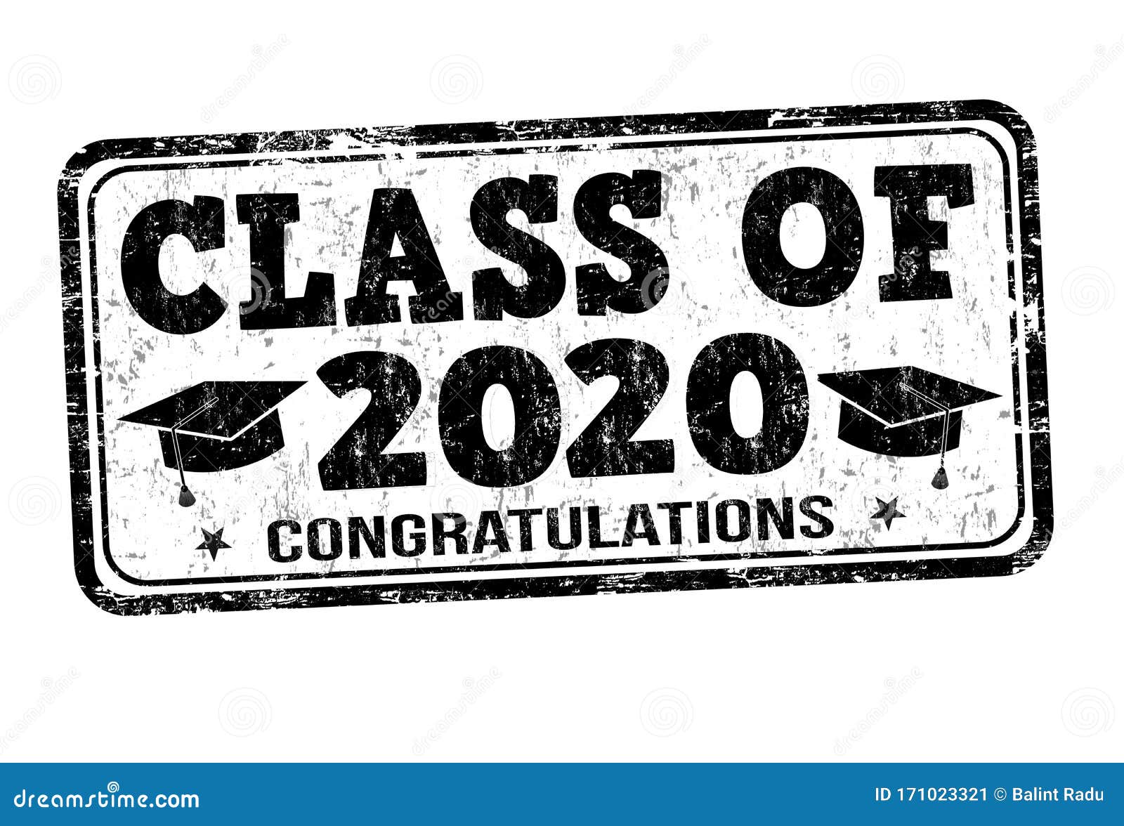 Class Of 2020 With Graduation Cap. Congratulations On Graduation ...